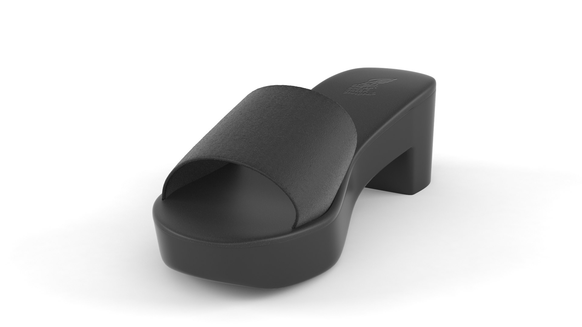 Women Slide Sandal 3D Model - TurboSquid 1884944