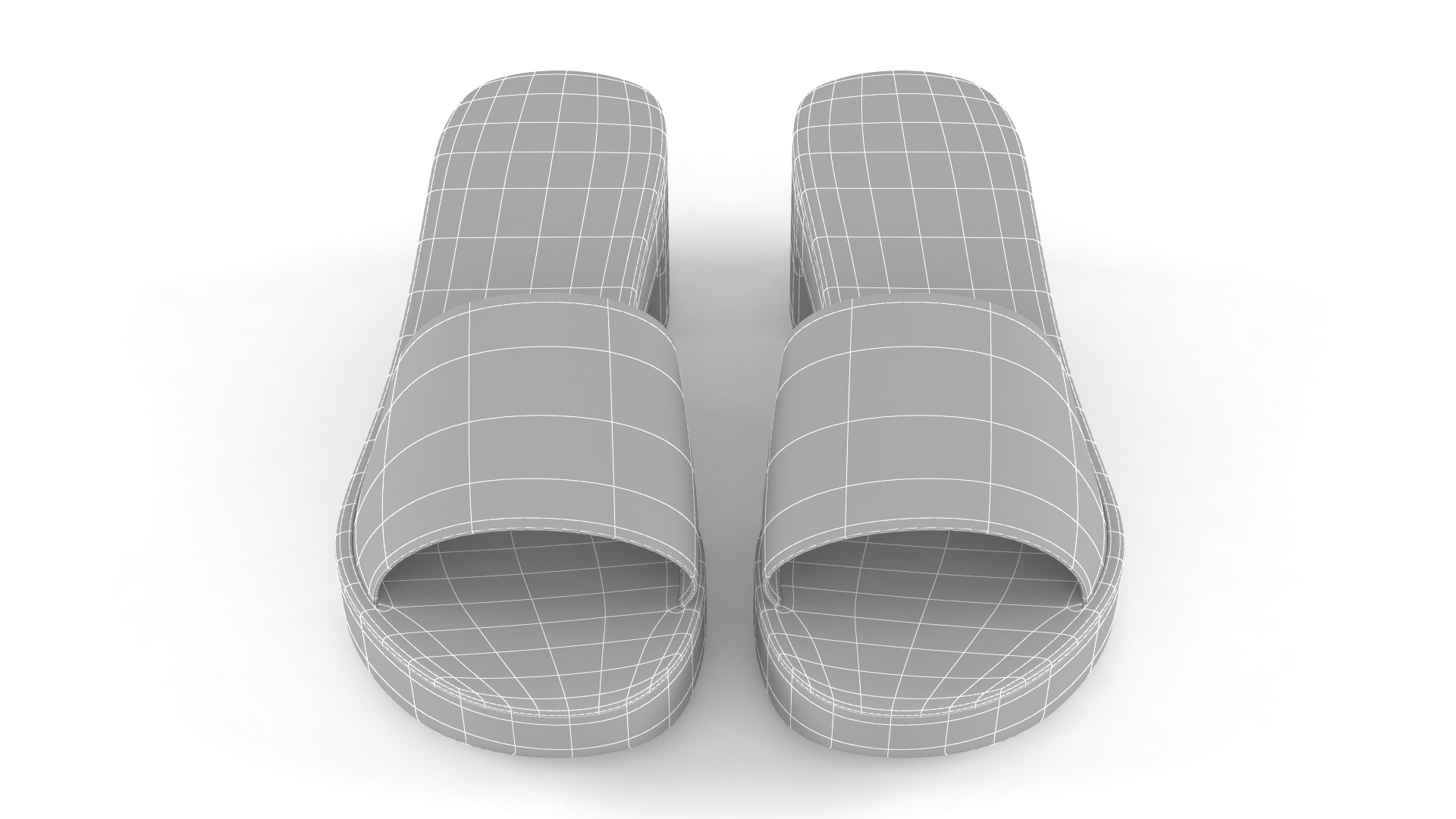 Women Slide Sandal 3D Model - TurboSquid 1884944