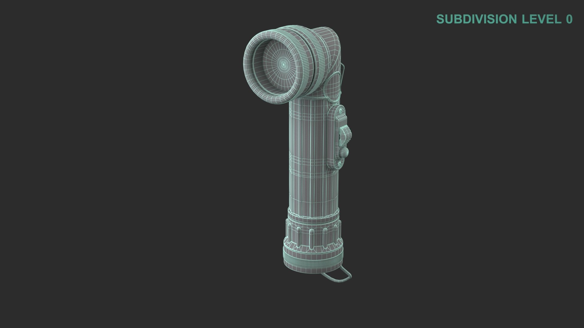 Military Flashlight 3D Model - TurboSquid 2140365