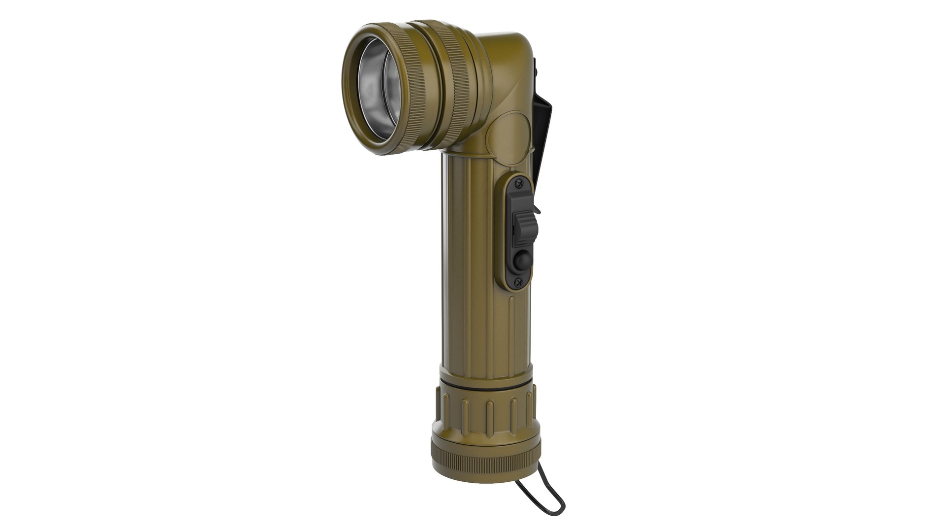 Military Flashlight 3D Model - TurboSquid 2140365