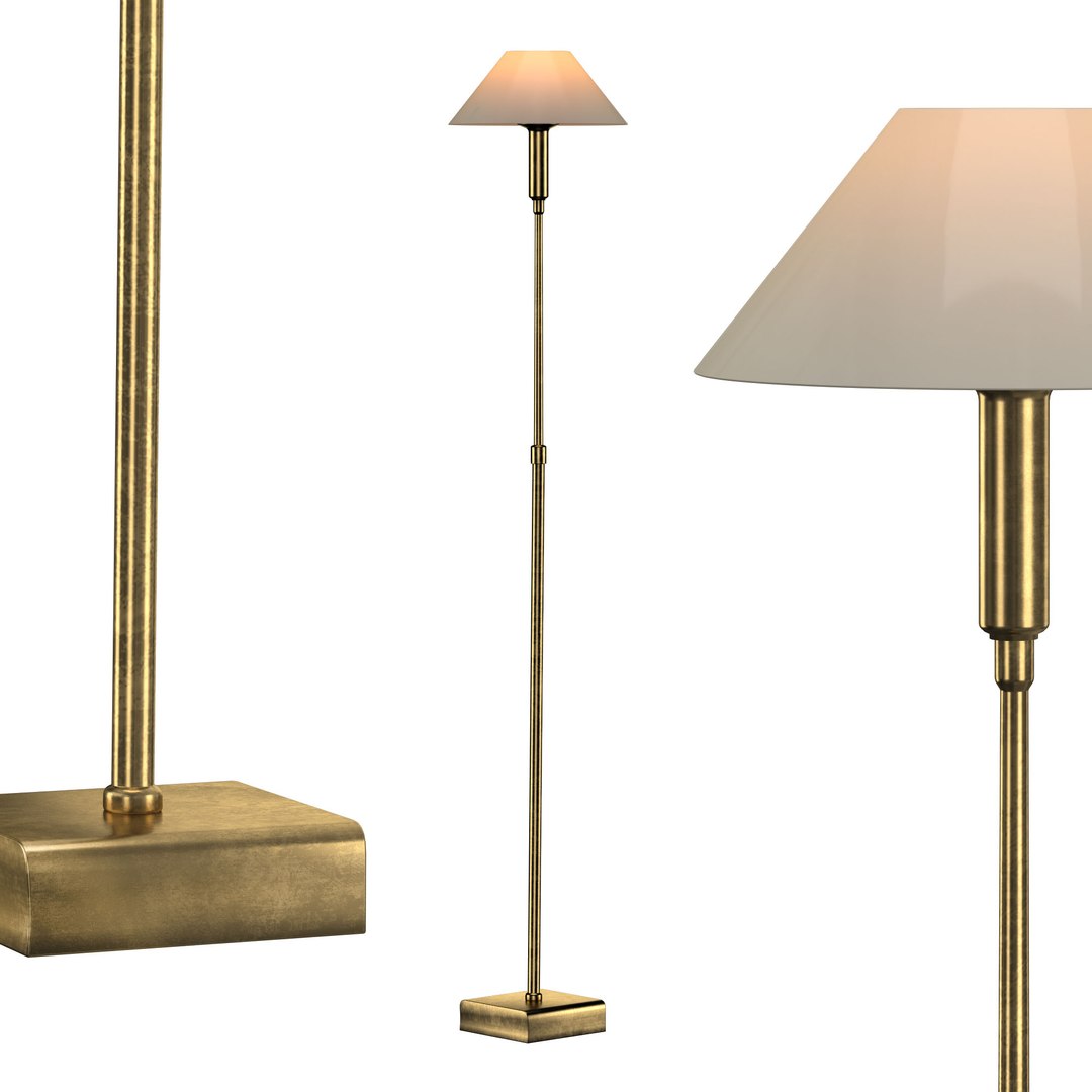 Flor Lamp Tata 3D Model - TurboSquid 1895578