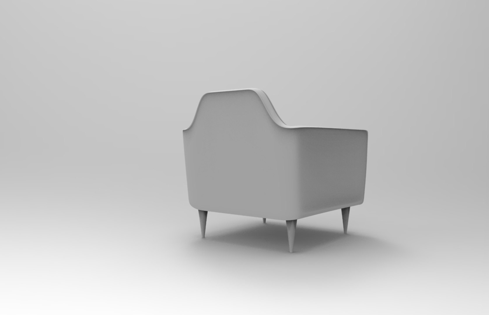modern chair 3d obj