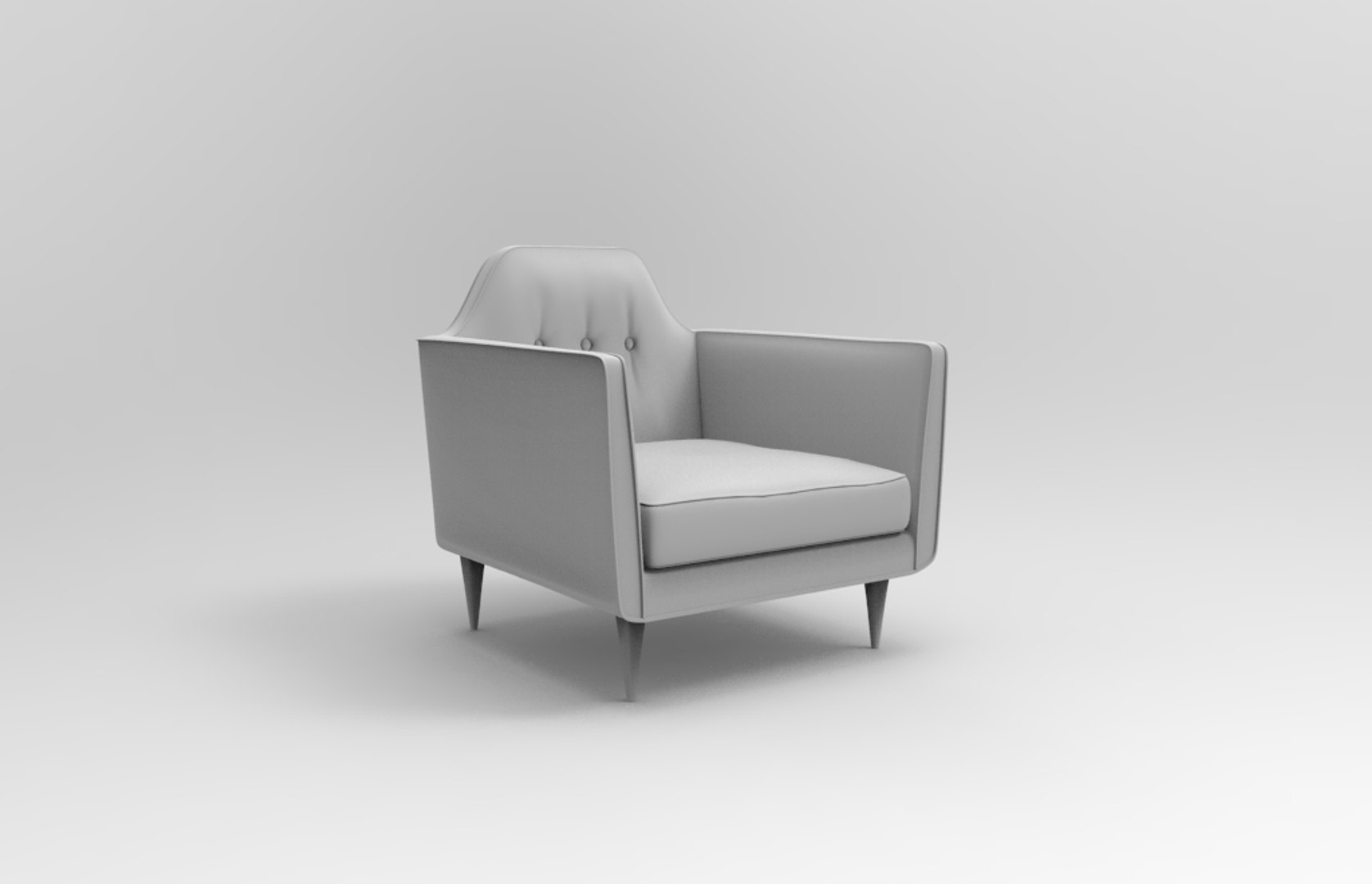 modern chair 3d obj