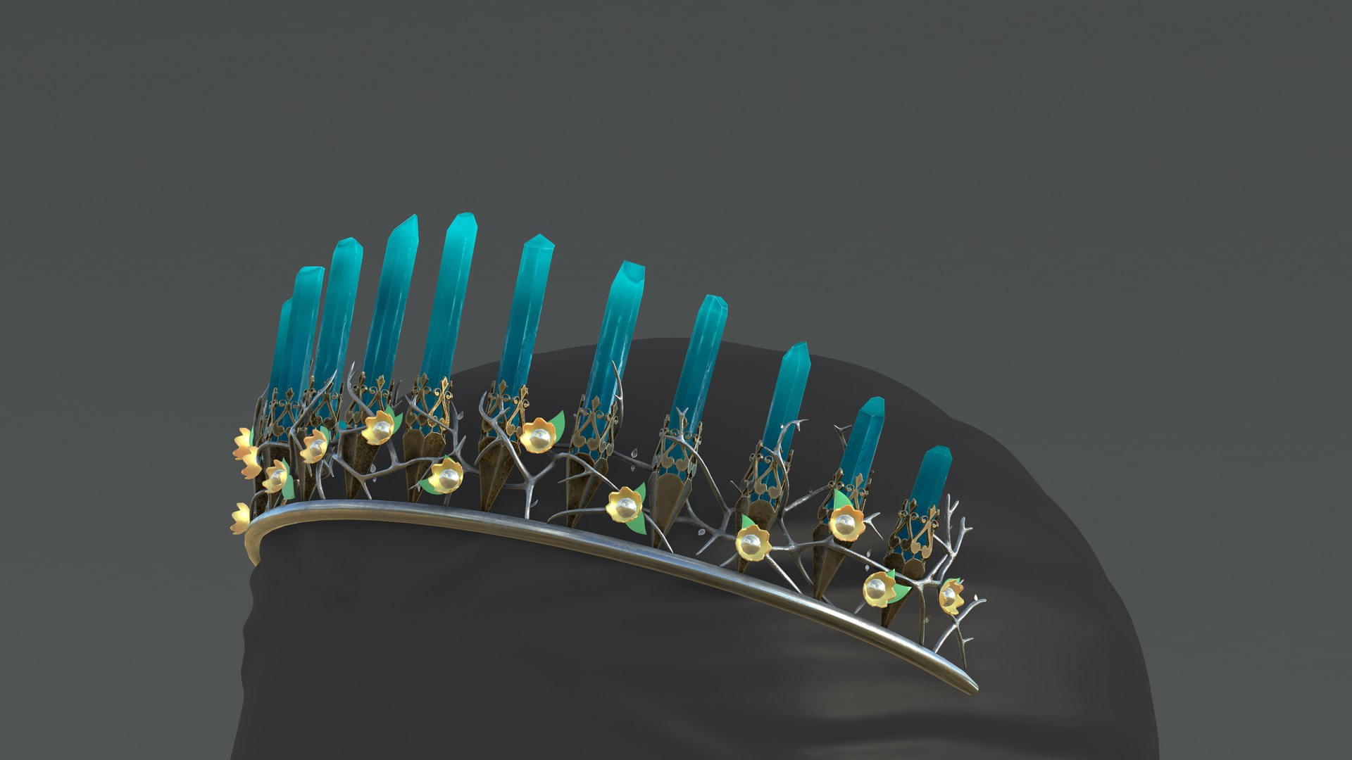 Stylized Tiara 3D Model - TurboSquid 2084794