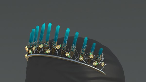 modelo 3d Tiara estilizada - TurboSquid 2084794