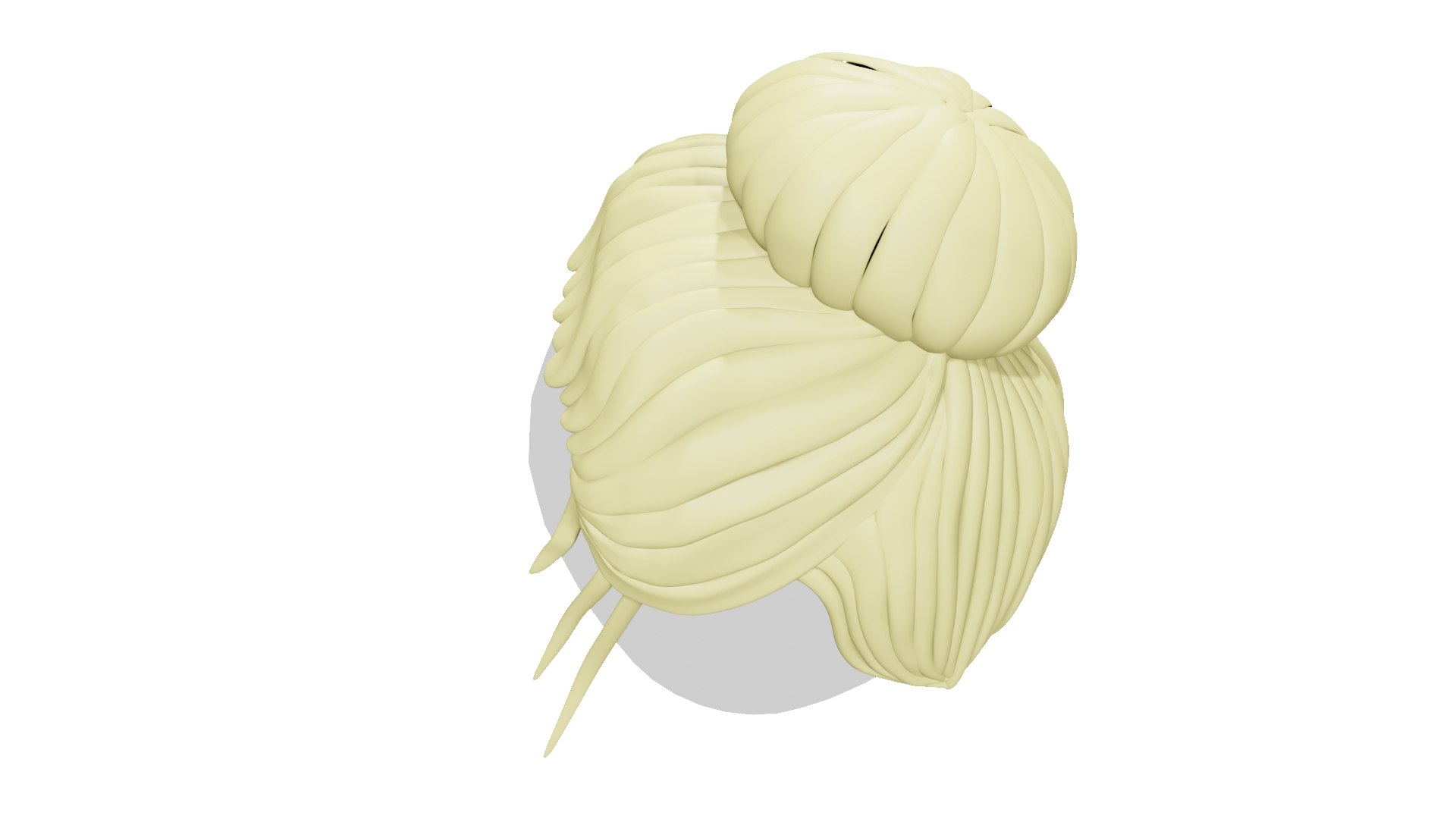 3D Hair Wig Model - TurboSquid 1814288