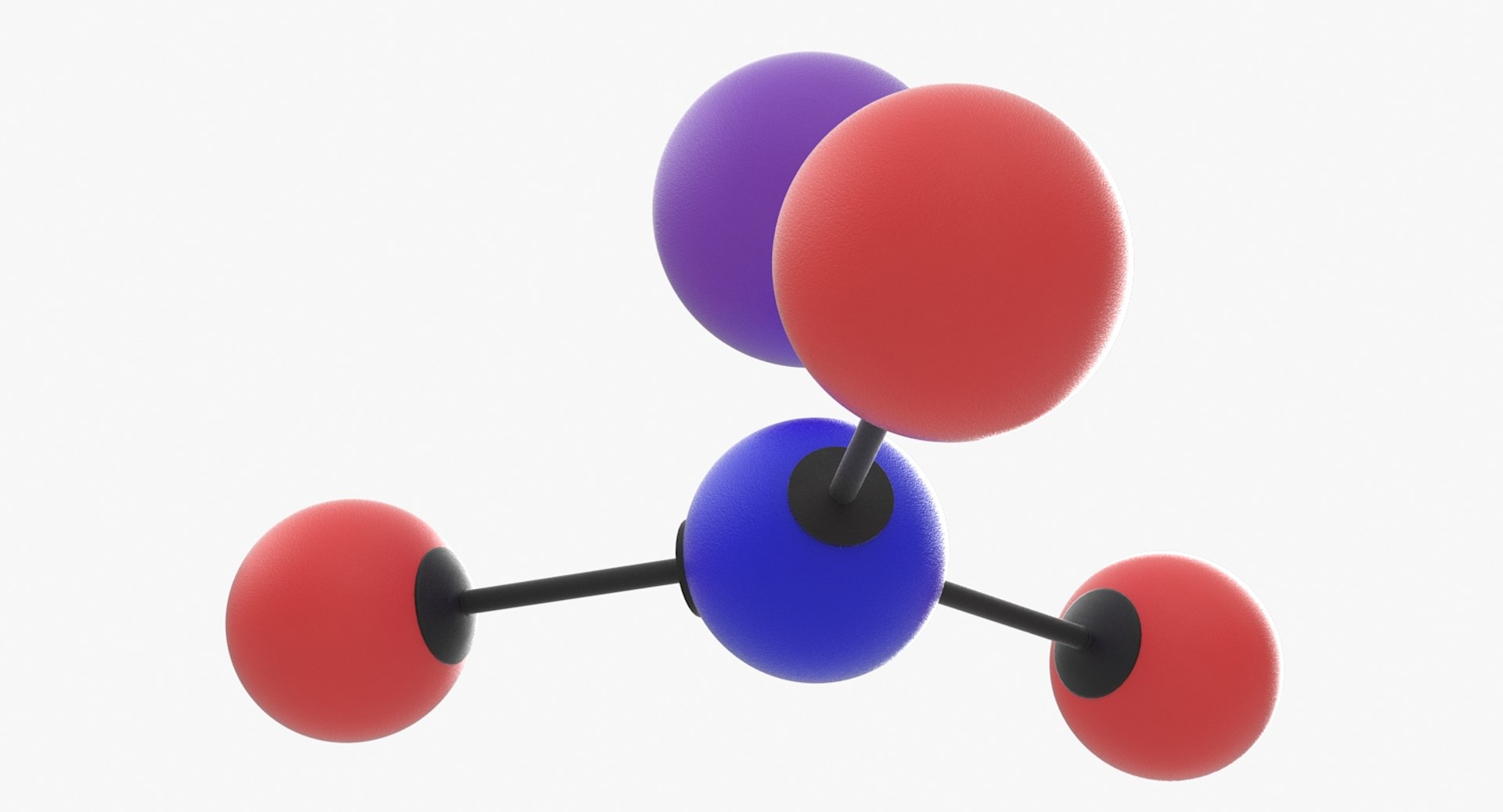 Potassium Nitrate Molecule 3D Model - TurboSquid 1425458
