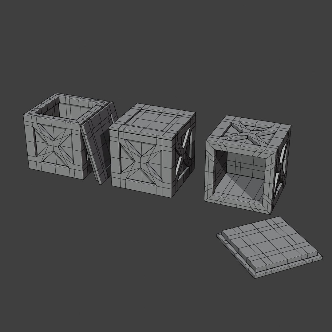 Wooden Crates - Aged Model - TurboSquid 2036150