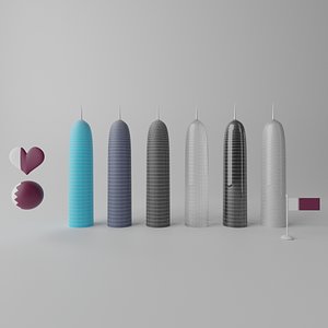 Skyscraper Doha 3D Models for Download | TurboSquid