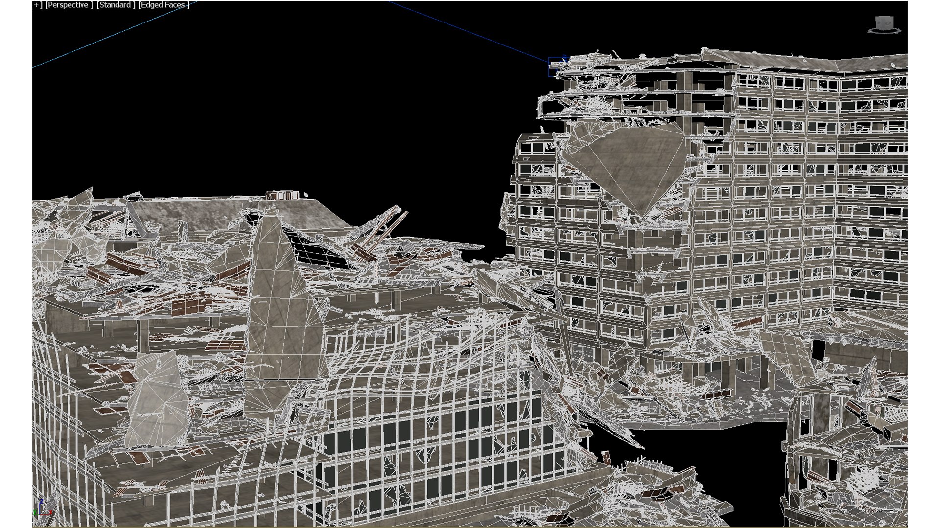 3D model Destroyed Building 2 - TurboSquid 2109186