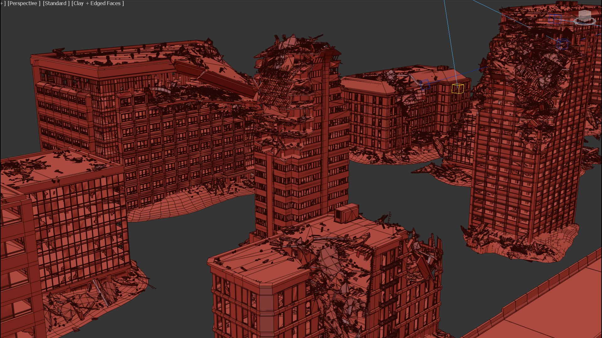 3D Model Destroyed Building 2 - TurboSquid 2109186