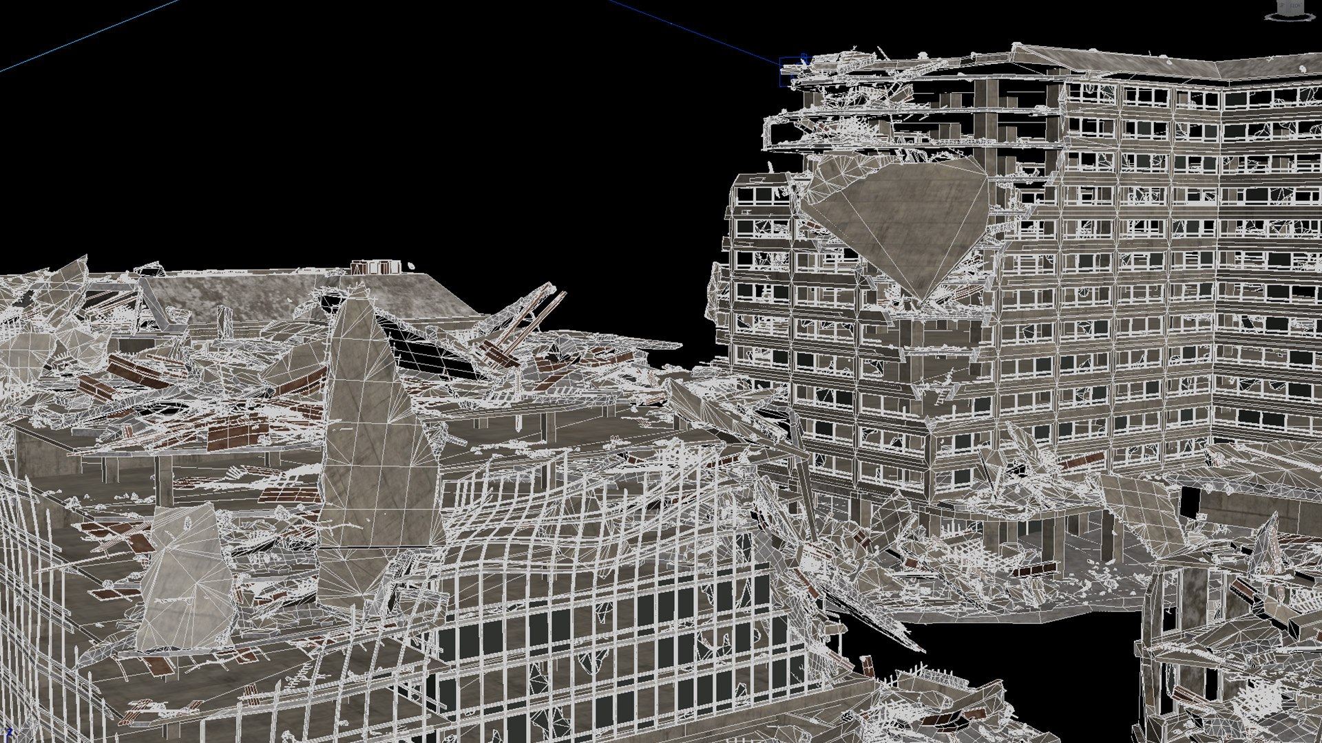 3D Model Destroyed Building 2 - TurboSquid 2109186