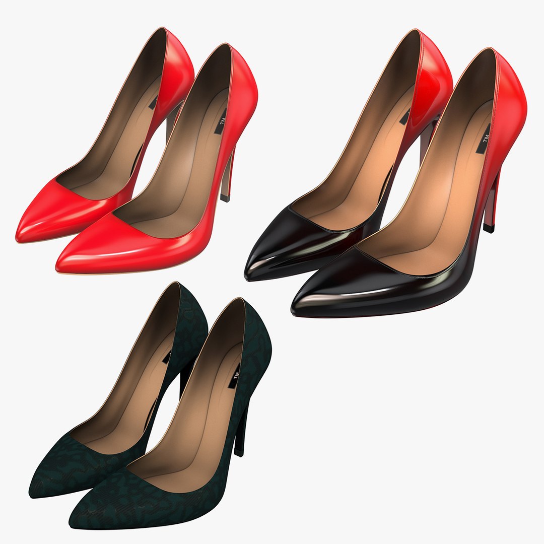 High Heels Stiletto Collection 001 PBR 8K 3D - TurboSquid 1965381