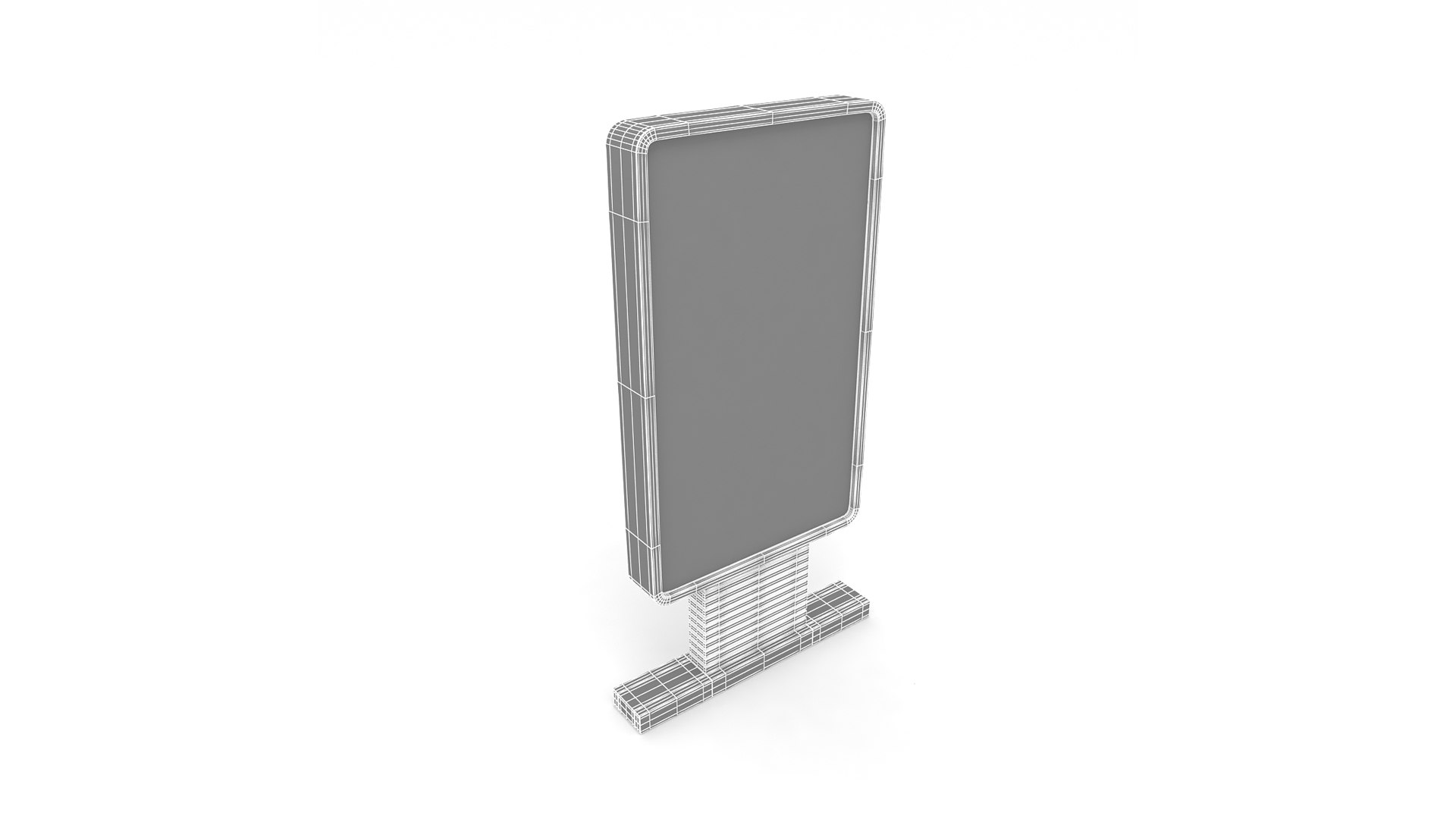 3D Advertising Display Stand - TurboSquid 2010663