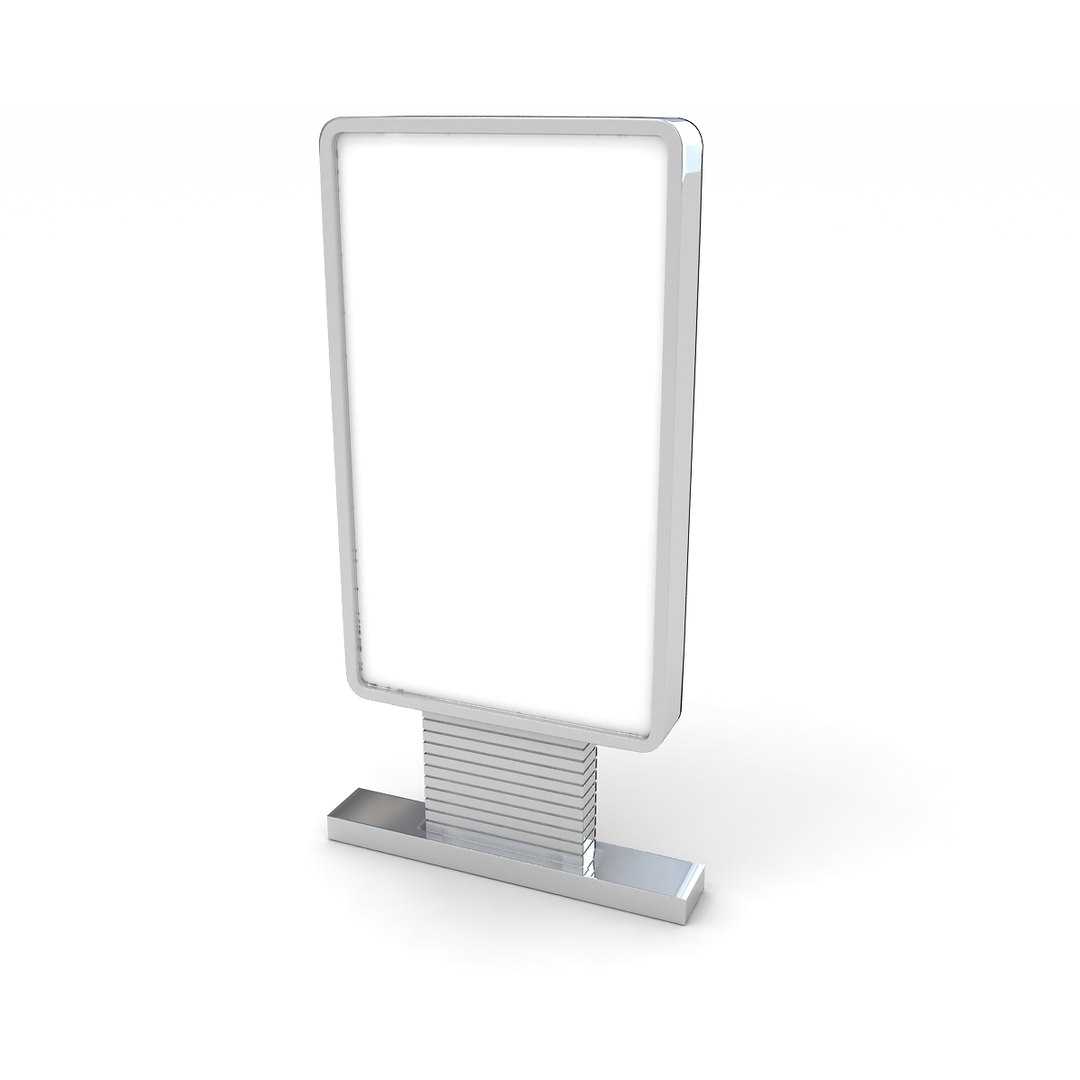 3D Advertising Display Stand - TurboSquid 2010663