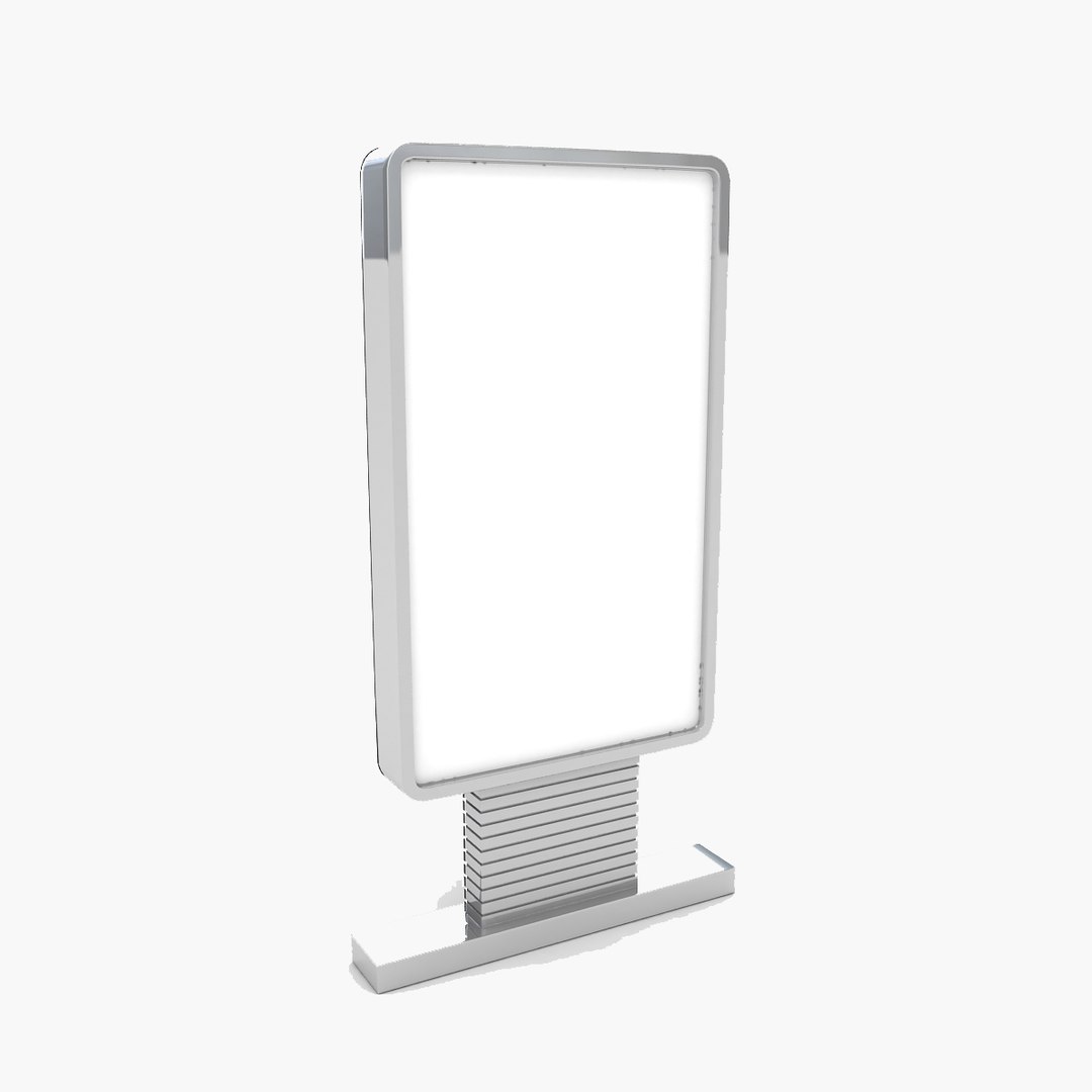 3D Advertising Display Stand - TurboSquid 2010663