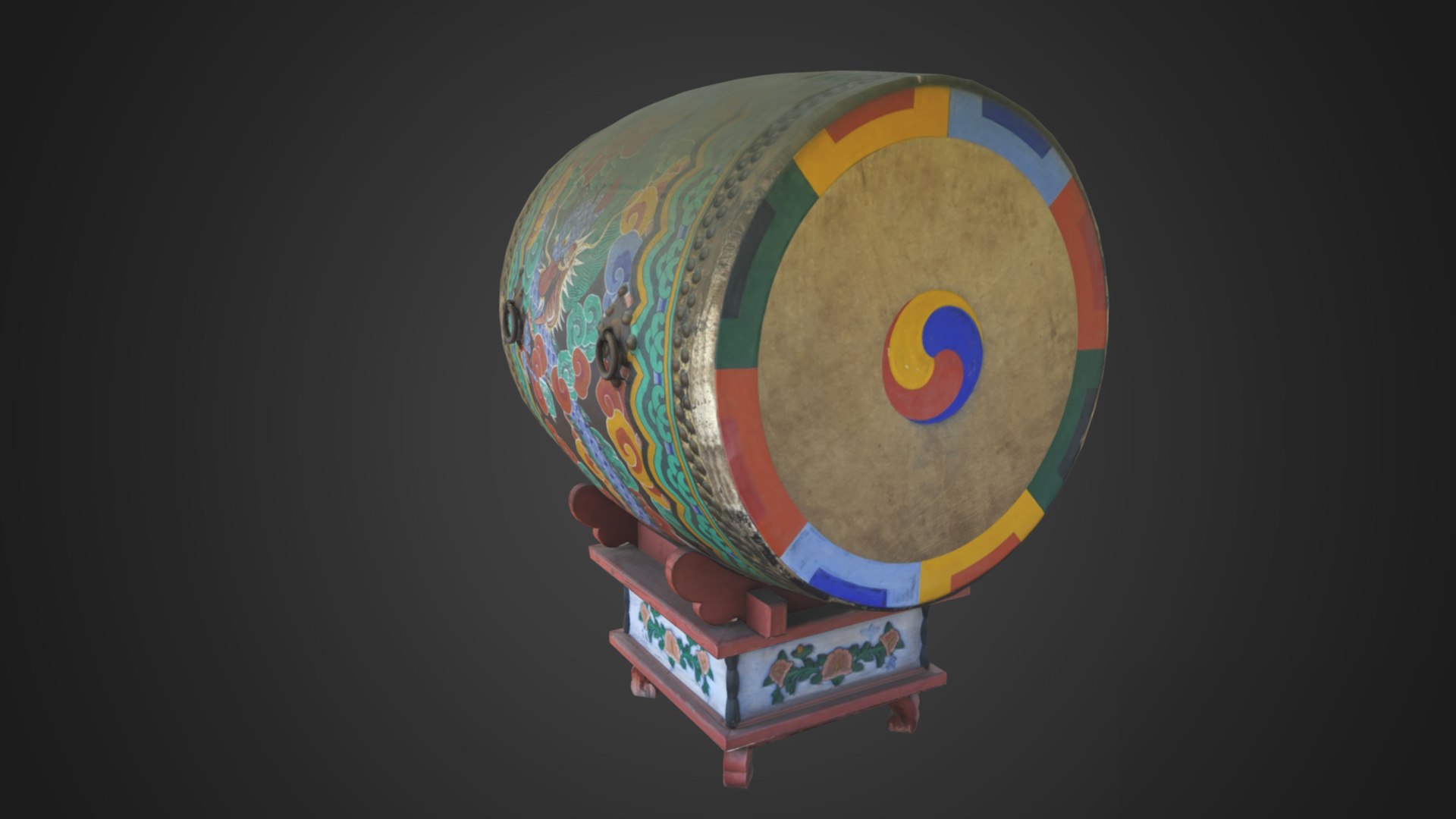 Game Ready Korean Traditional Drum Called Buk 3D Model - TurboSquid 2020655