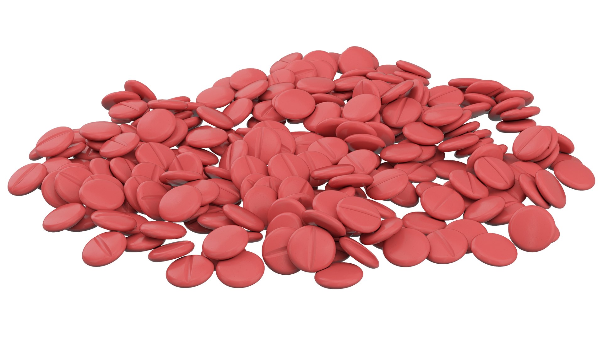 Pill Pile 3D - TurboSquid 2151123