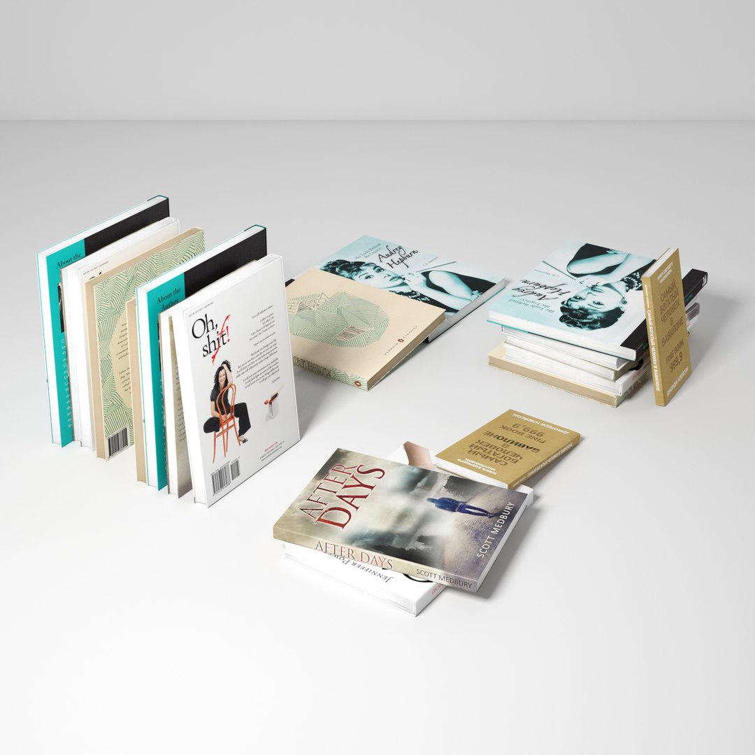 Book Set 3D Model - TurboSquid 1365432