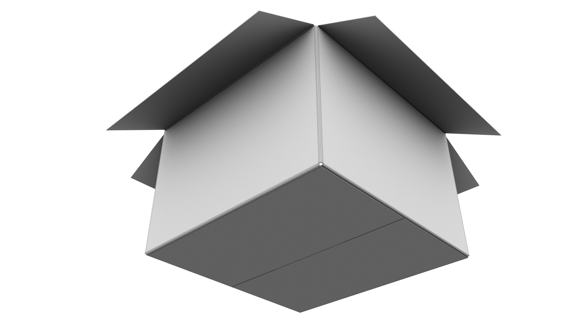 3D Cardboard Box Sealed With Packing 08 Model - TurboSquid 1976818