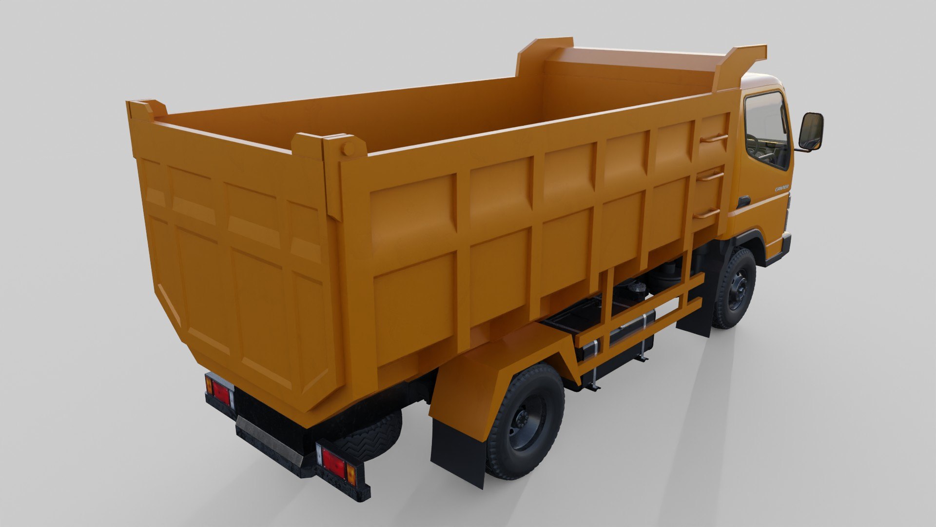 3D Mitsubishi Fuso Canter Dump Truck Model - TurboSquid 2421206