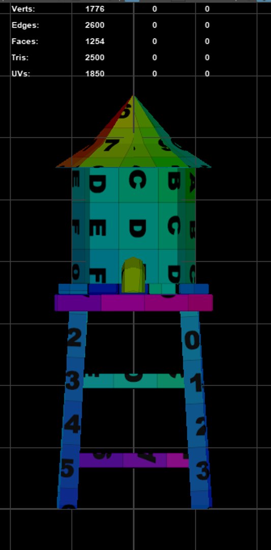 Water Tower 3D Model - TurboSquid 1509720