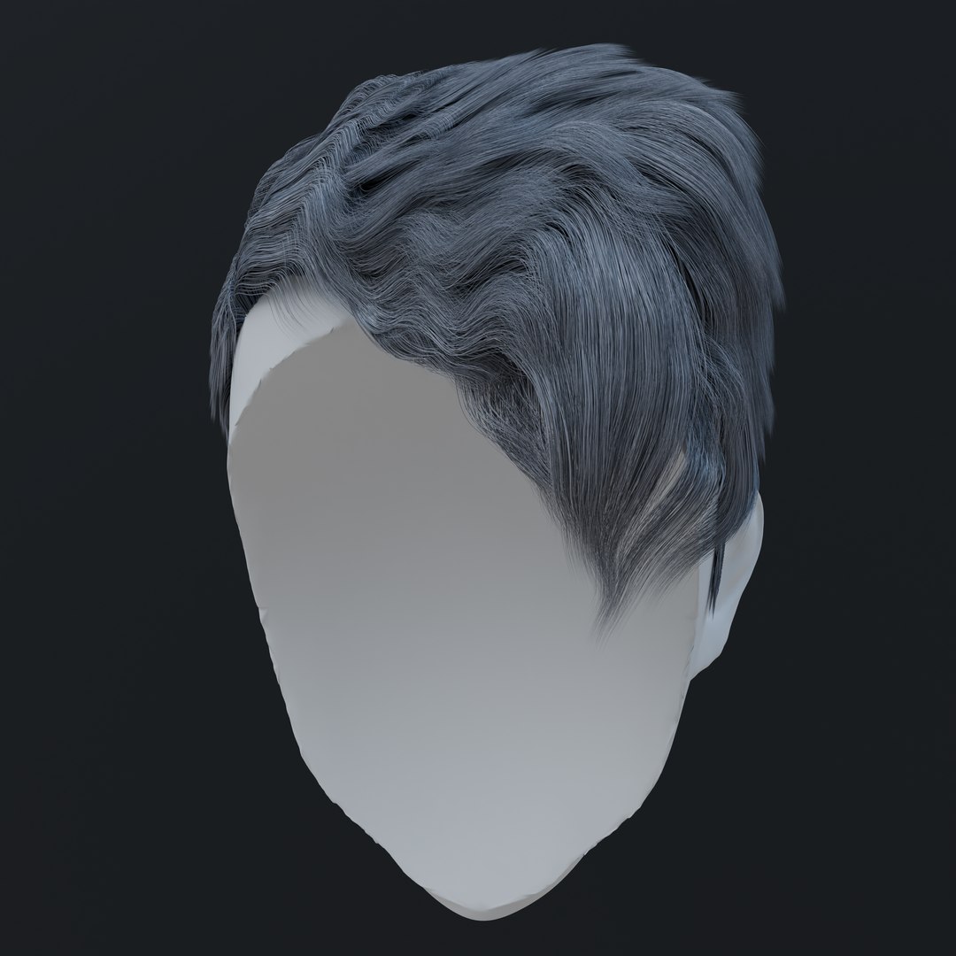 Undercut Particle Hair 3D Model - TurboSquid 2156256