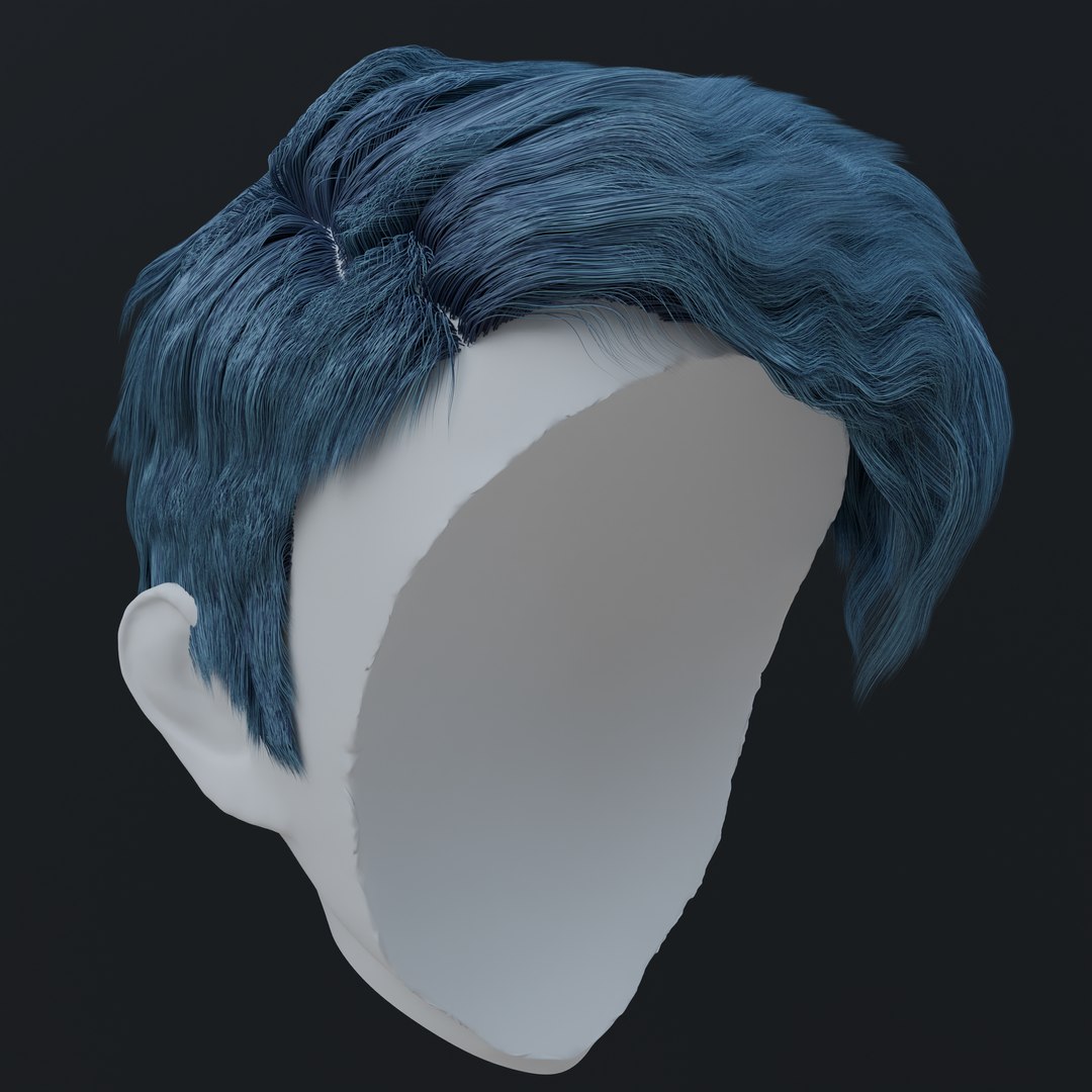 Undercut Particle Hair 3D Model - TurboSquid 2156256