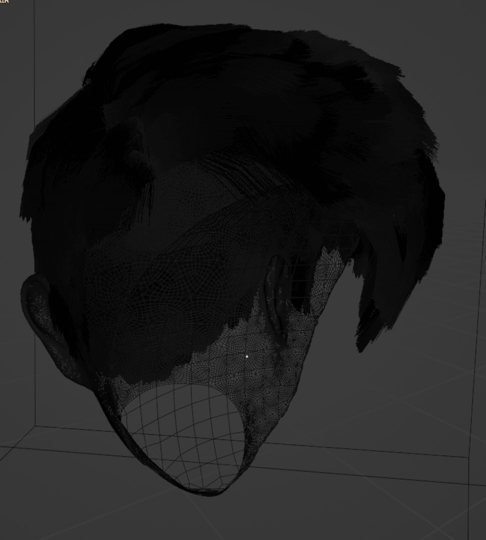 Undercut Particle Hair 3D Model - TurboSquid 2156256