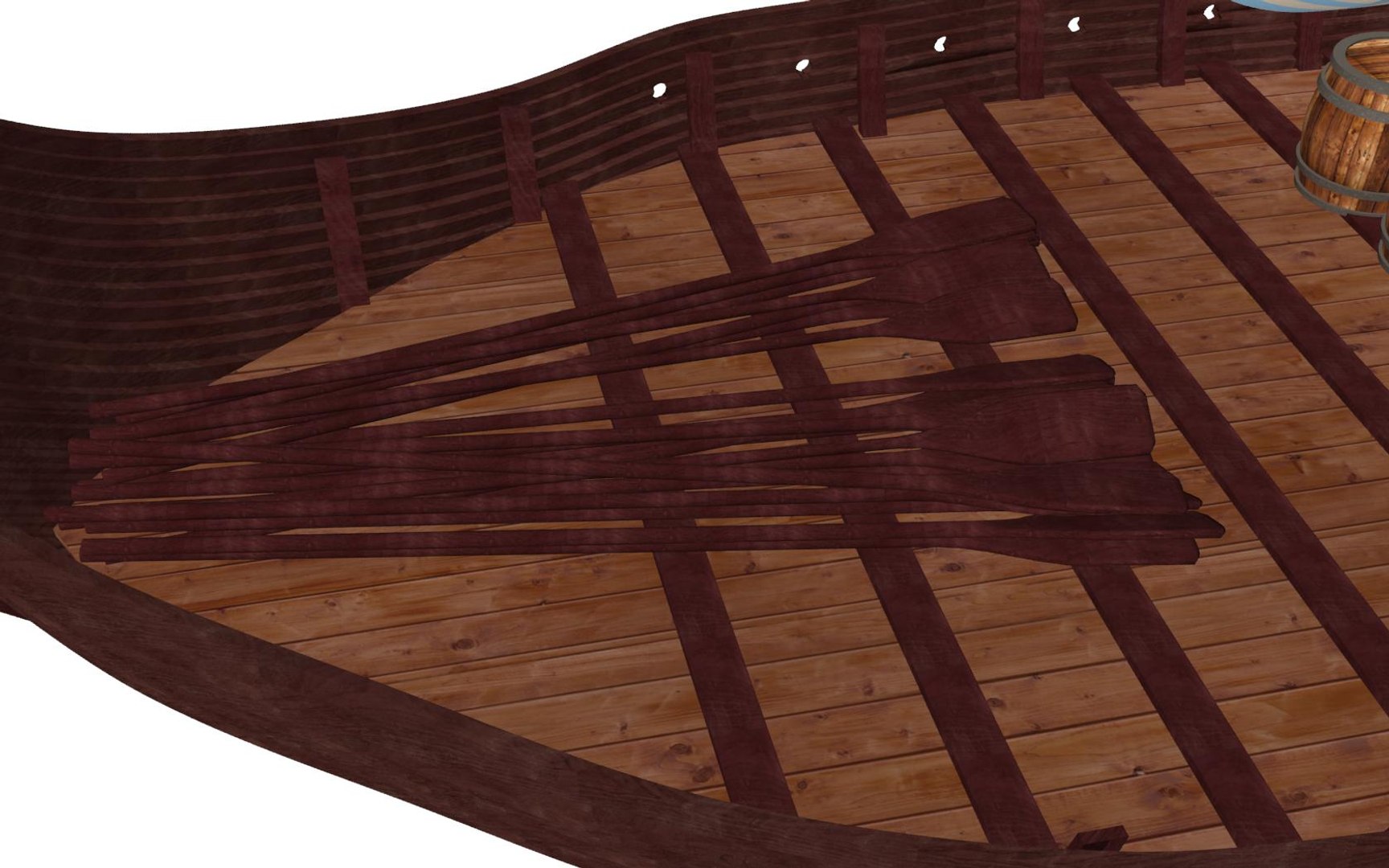 Viking Cargo Ship Knorr 3d Obj