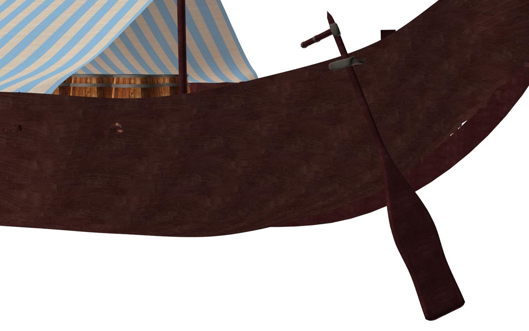 Viking Cargo Ship Knorr 3d Obj