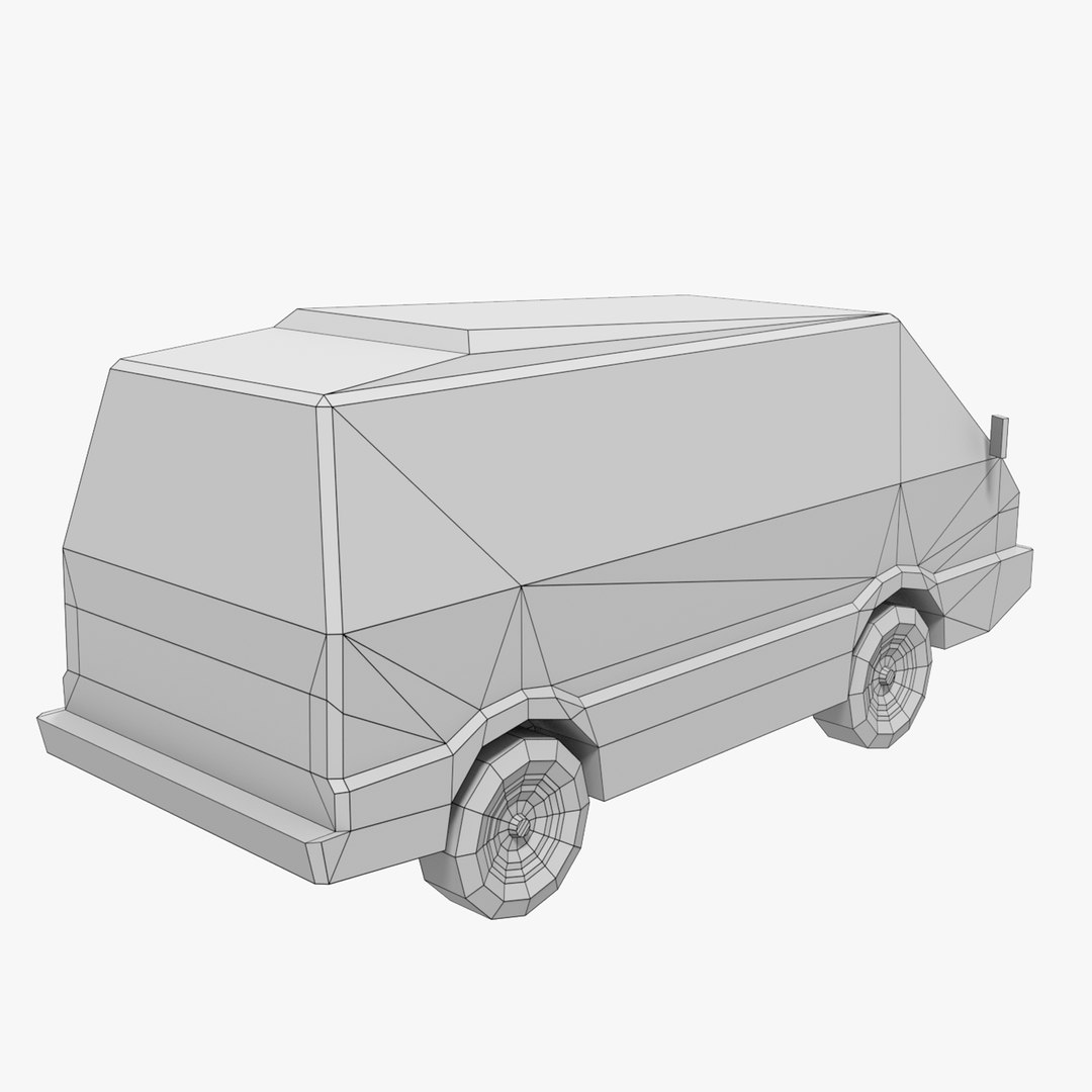 Van car 3D model - TurboSquid 1277819