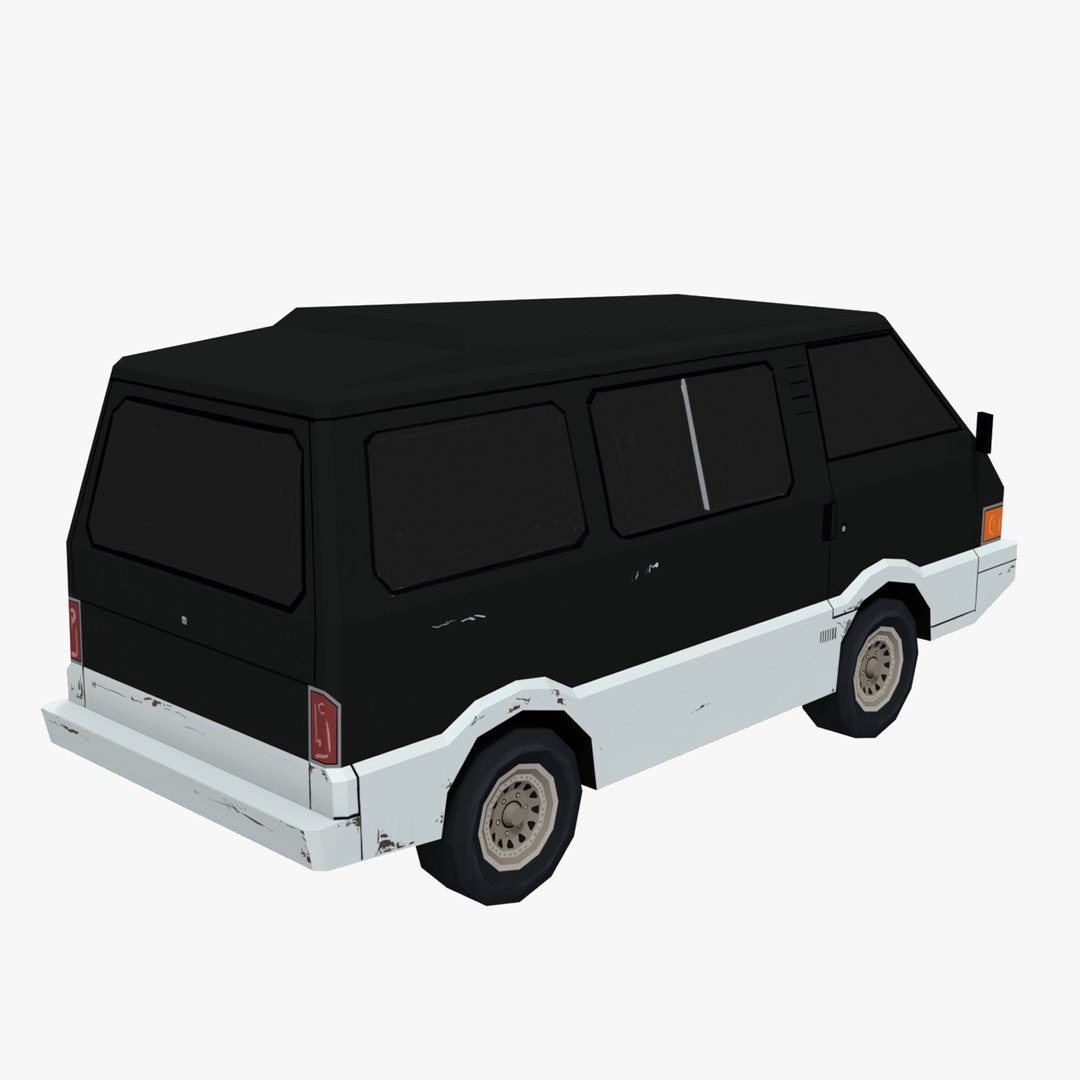 Van car 3D model - TurboSquid 1277819