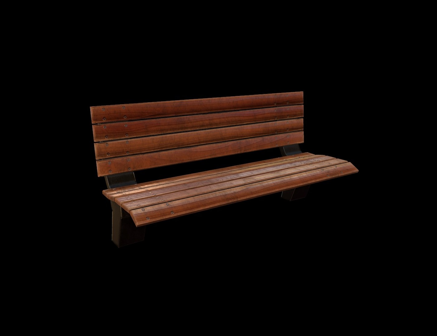 3d Bench Wood