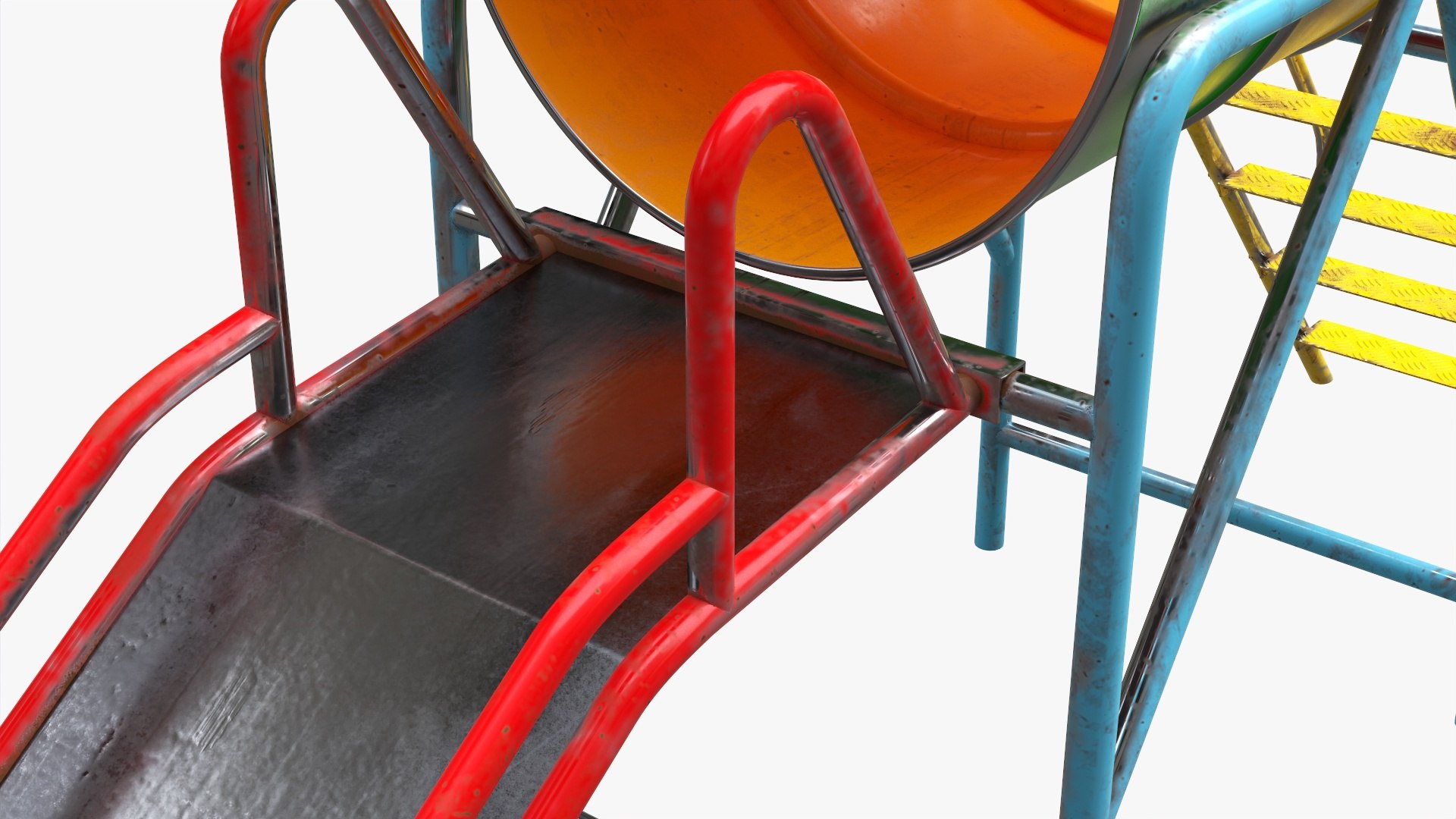 Playground Barrel Slide 02 3D Model - TurboSquid 1877127