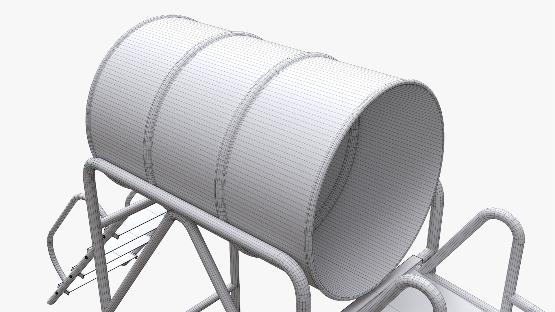 Playground Barrel Slide 02 3D Model - TurboSquid 1877127