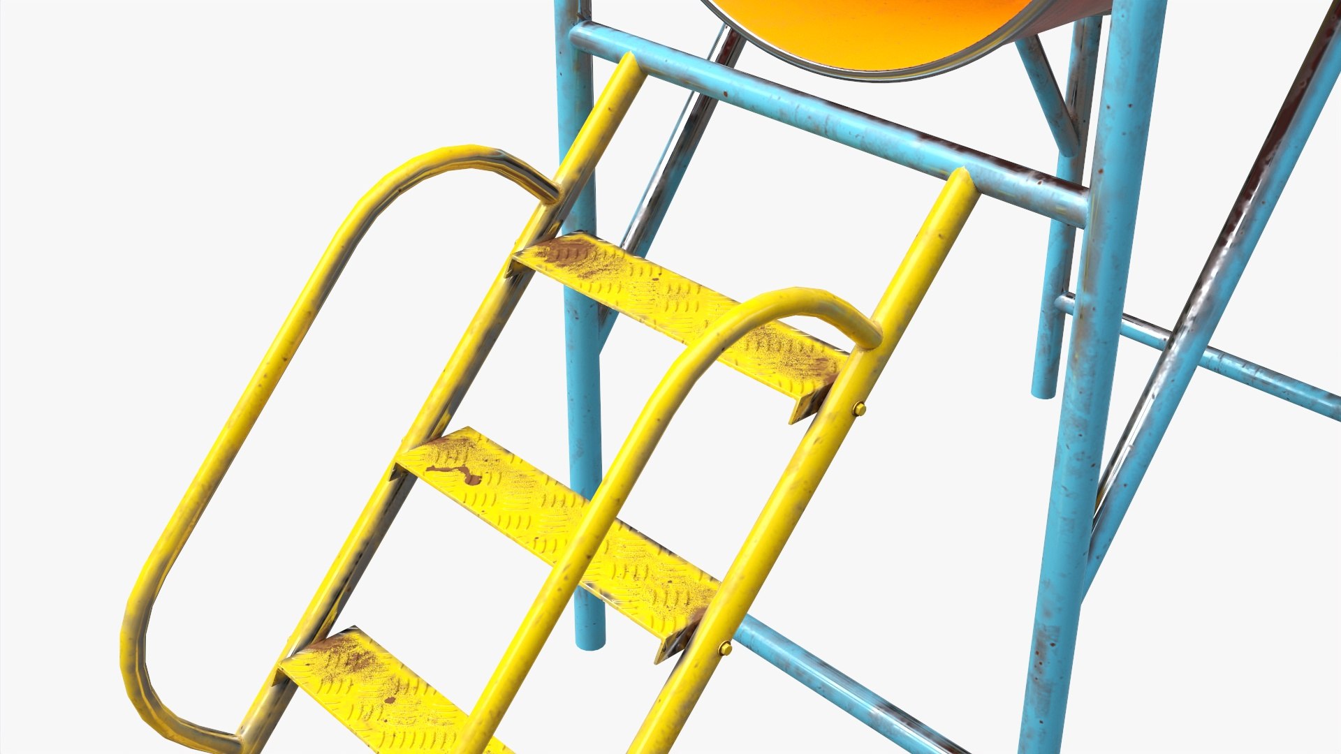 Playground Barrel Slide 02 3D Model - TurboSquid 1877127