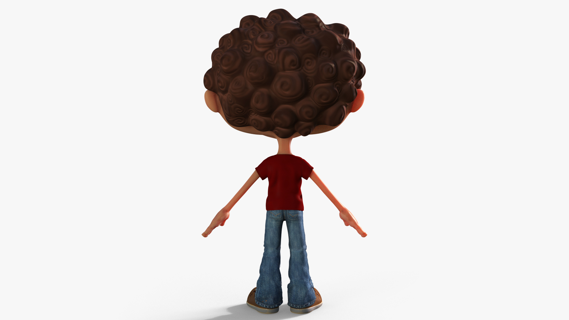 3D Billy Cartoon Boy model - TurboSquid 1744794