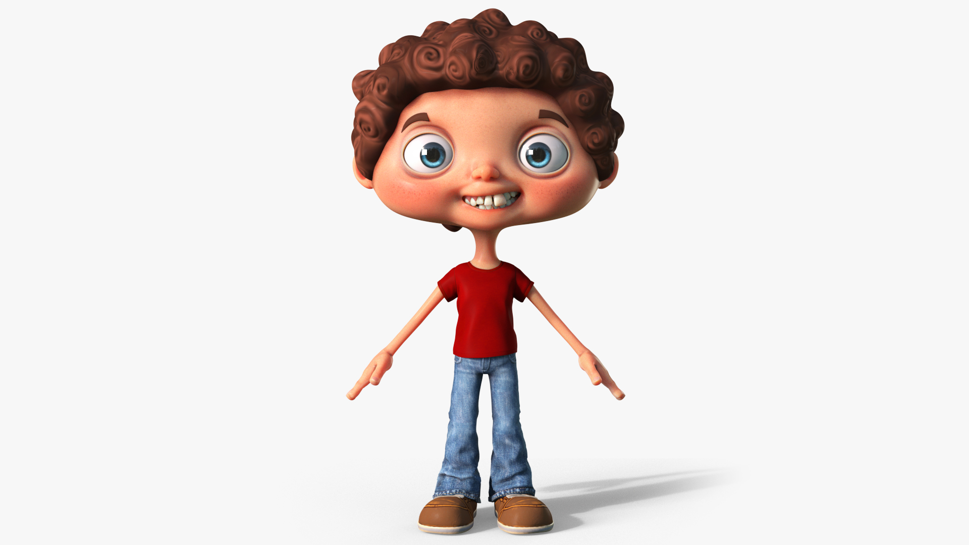 3D Billy Cartoon Boy model - TurboSquid 1744794