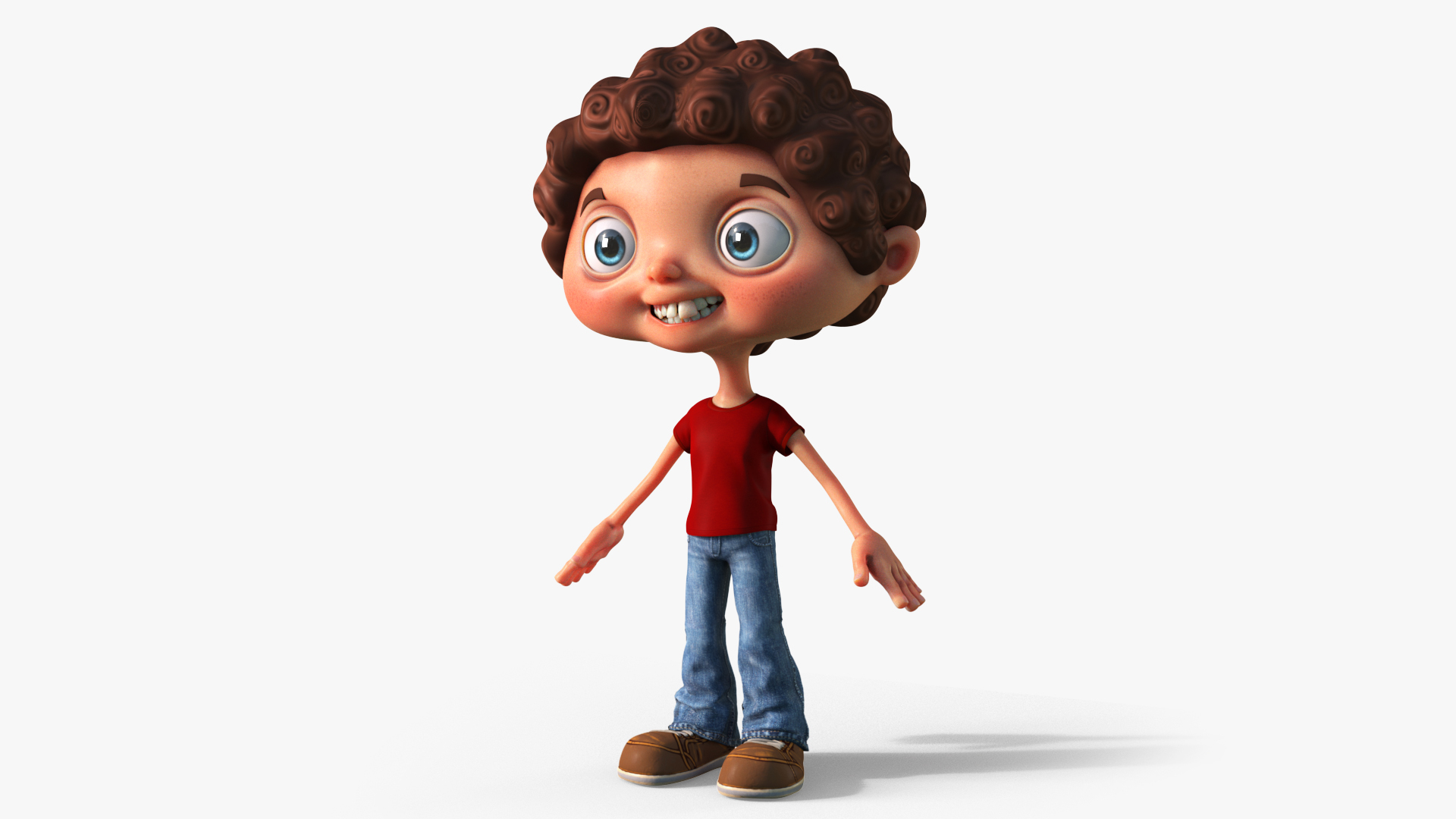 3D Billy Cartoon Boy model - TurboSquid 1744794