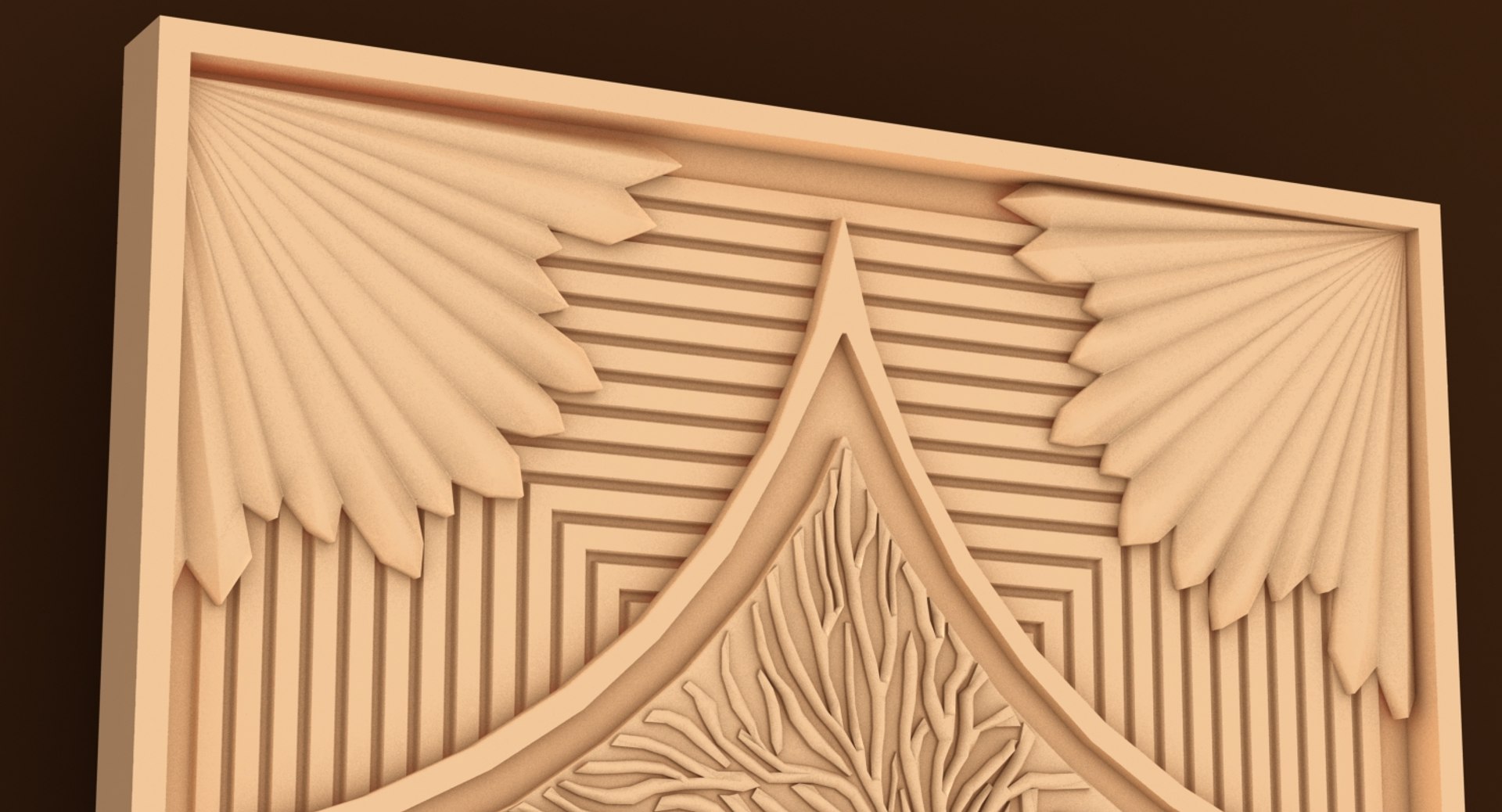 Classical Decoration Interior Wall 3d Model