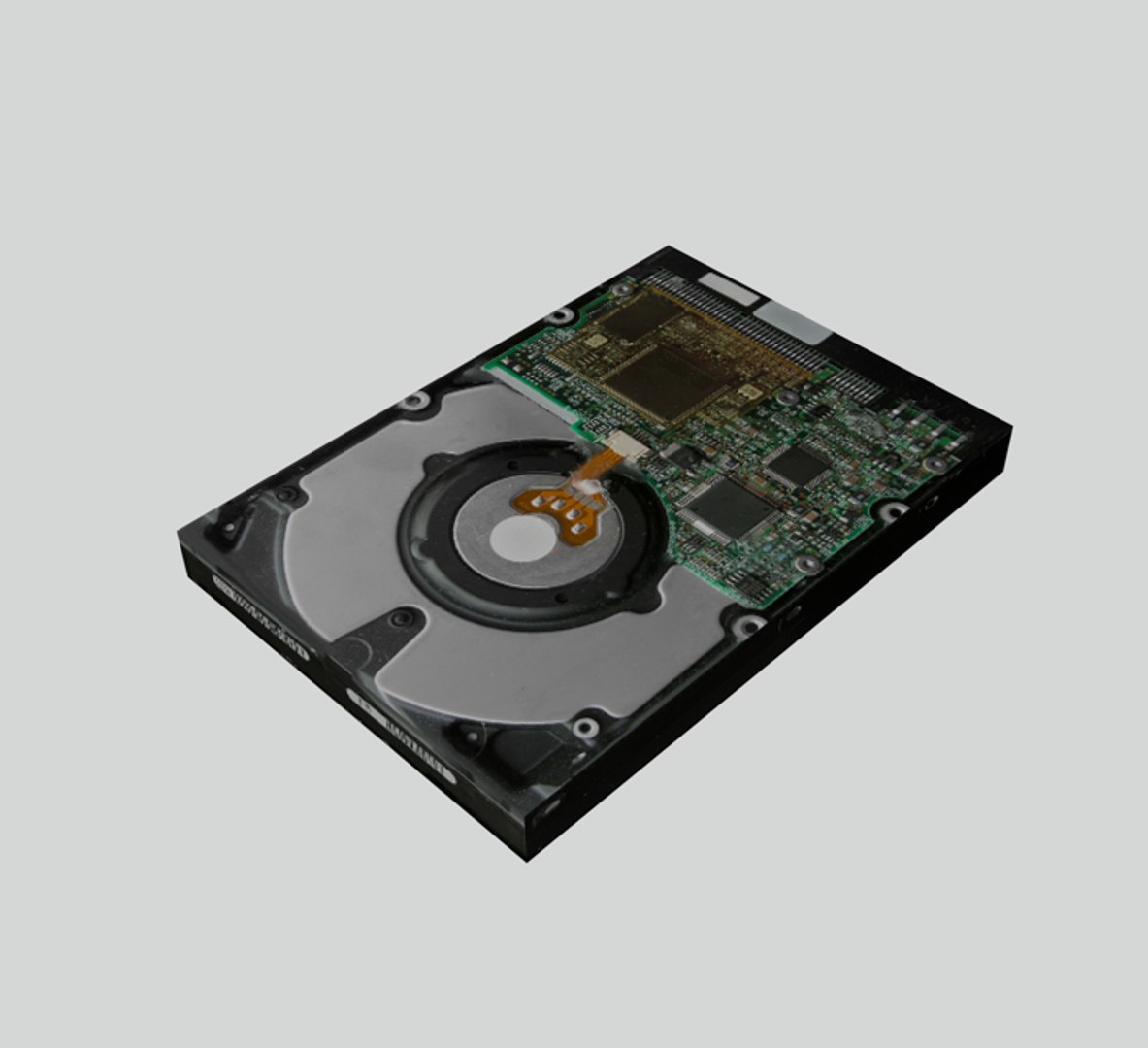 free hard drive 3d model