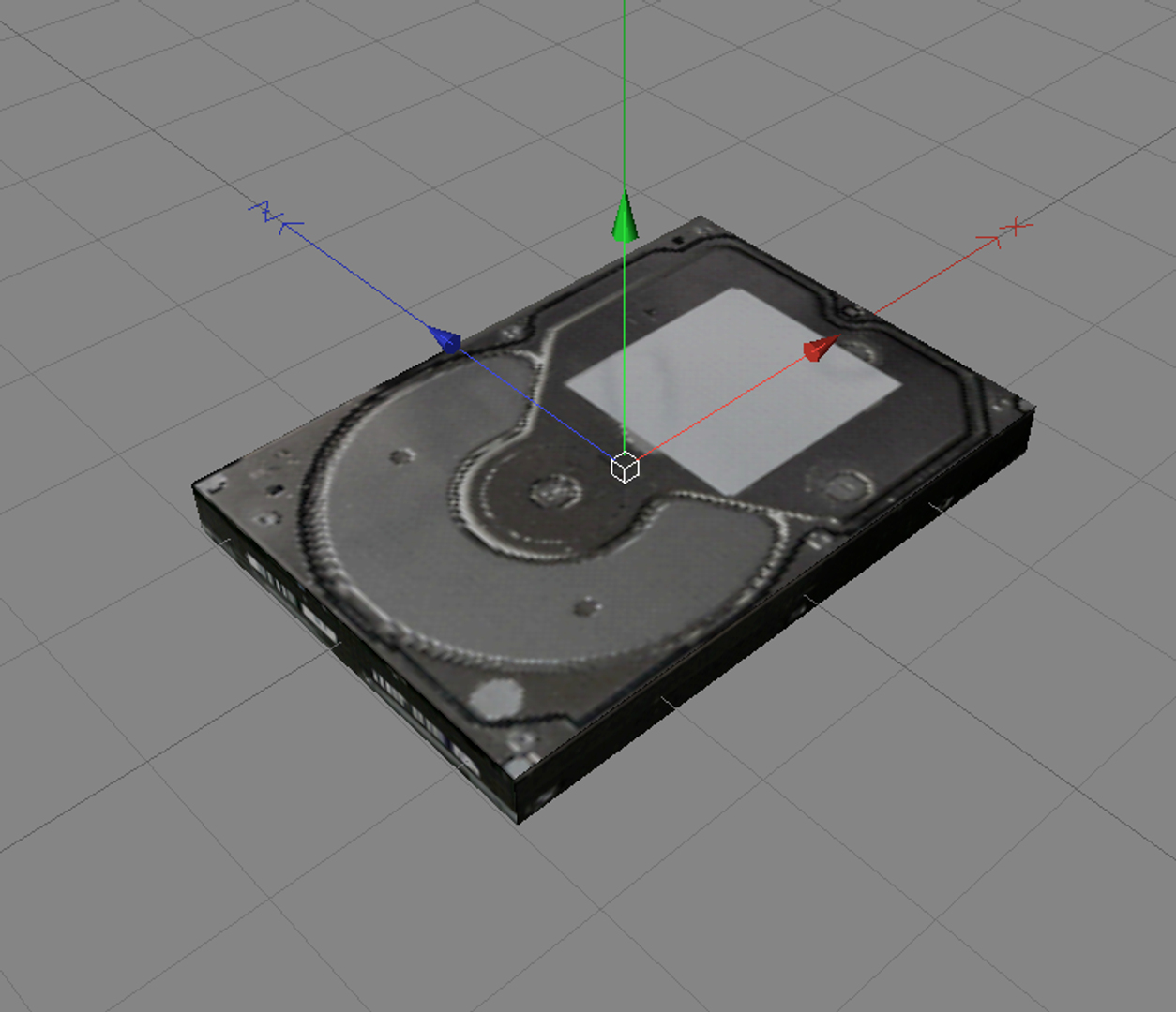 free hard drive 3d model