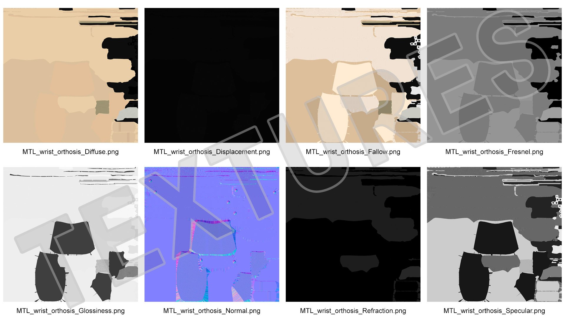 Articulated Wrist Orthosis Model - TurboSquid 2040408