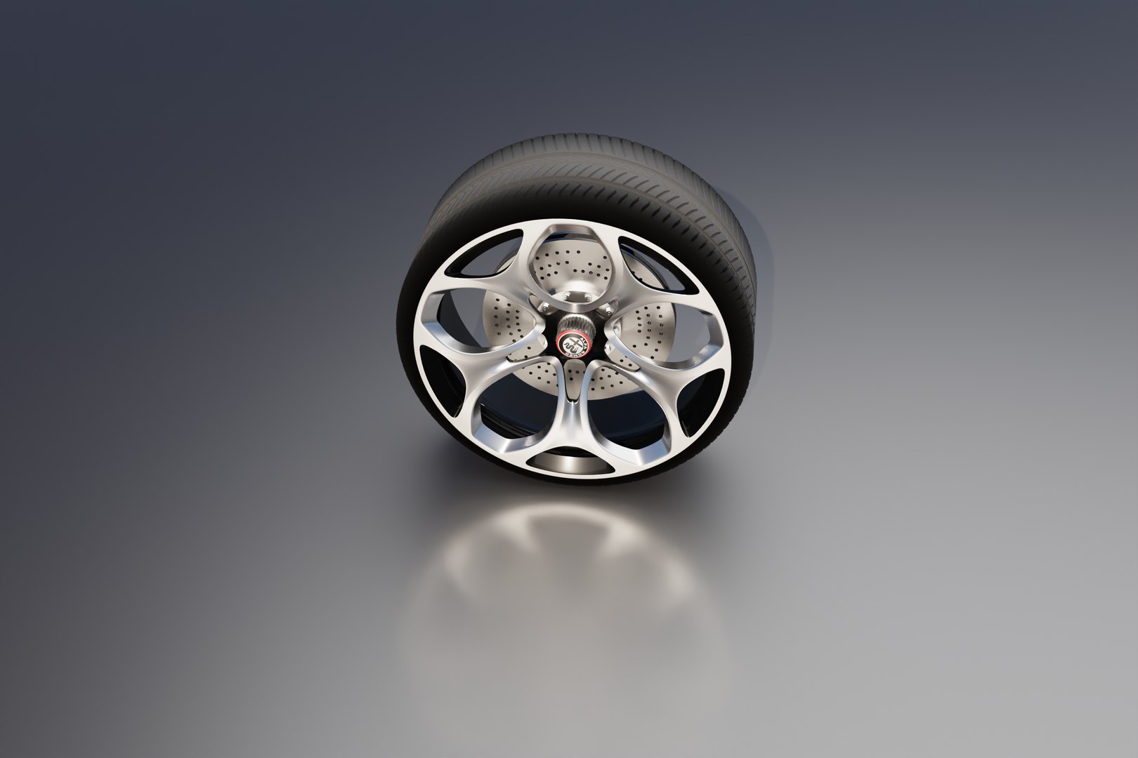 Alpha Romeo Wheel Model - TurboSquid 1585173