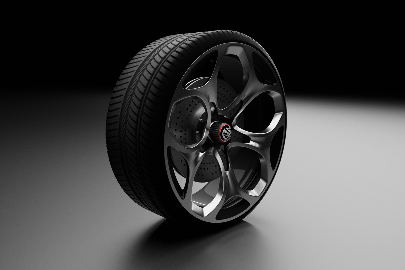 Alpha Romeo Wheel Model - TurboSquid 1585173