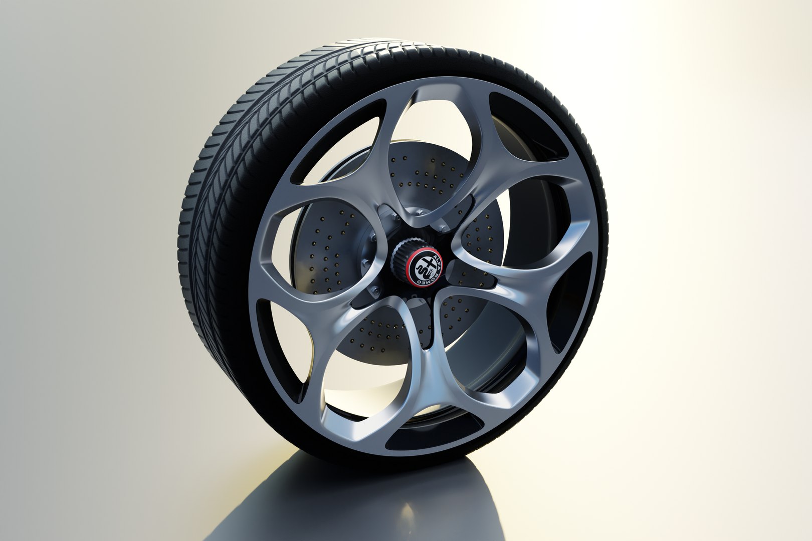 Alpha Romeo Wheel Model - TurboSquid 1585173
