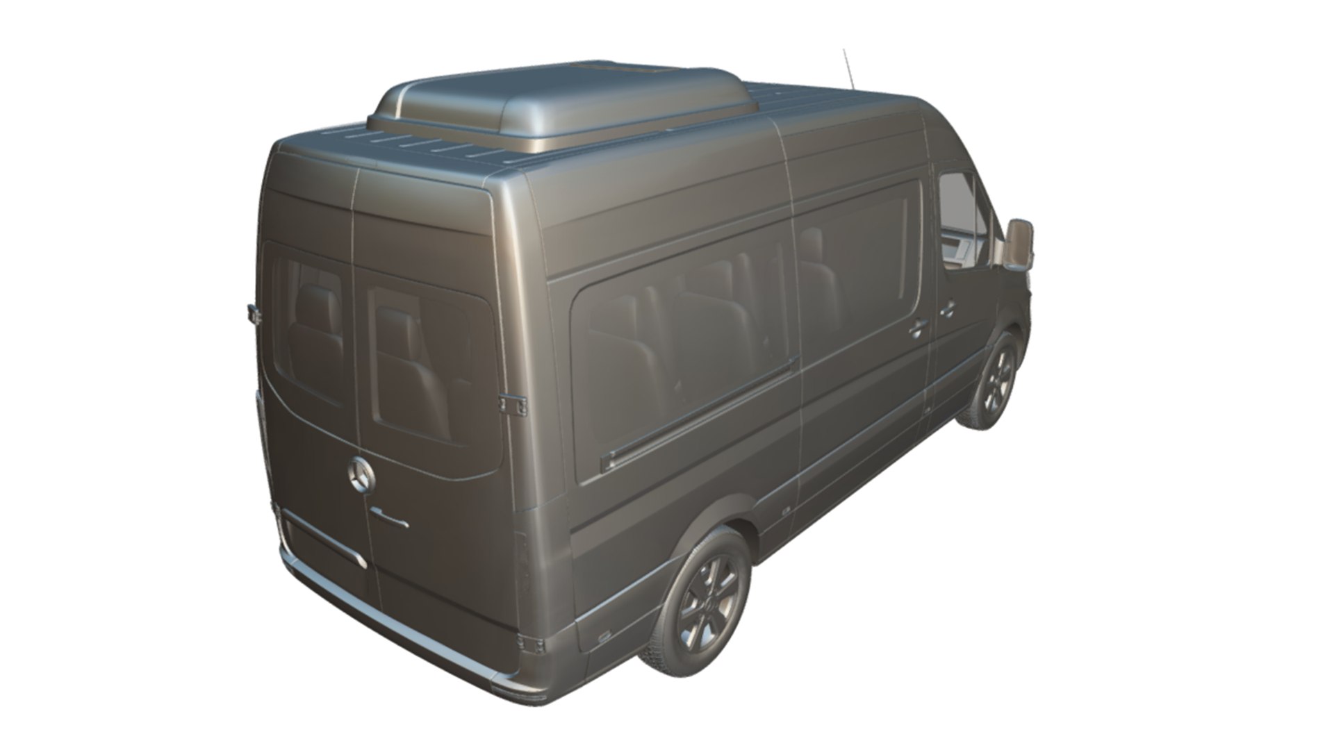 New Mercedes-Benz Sprinter Passenger Van L2 H2 3D Model - TurboSquid ...