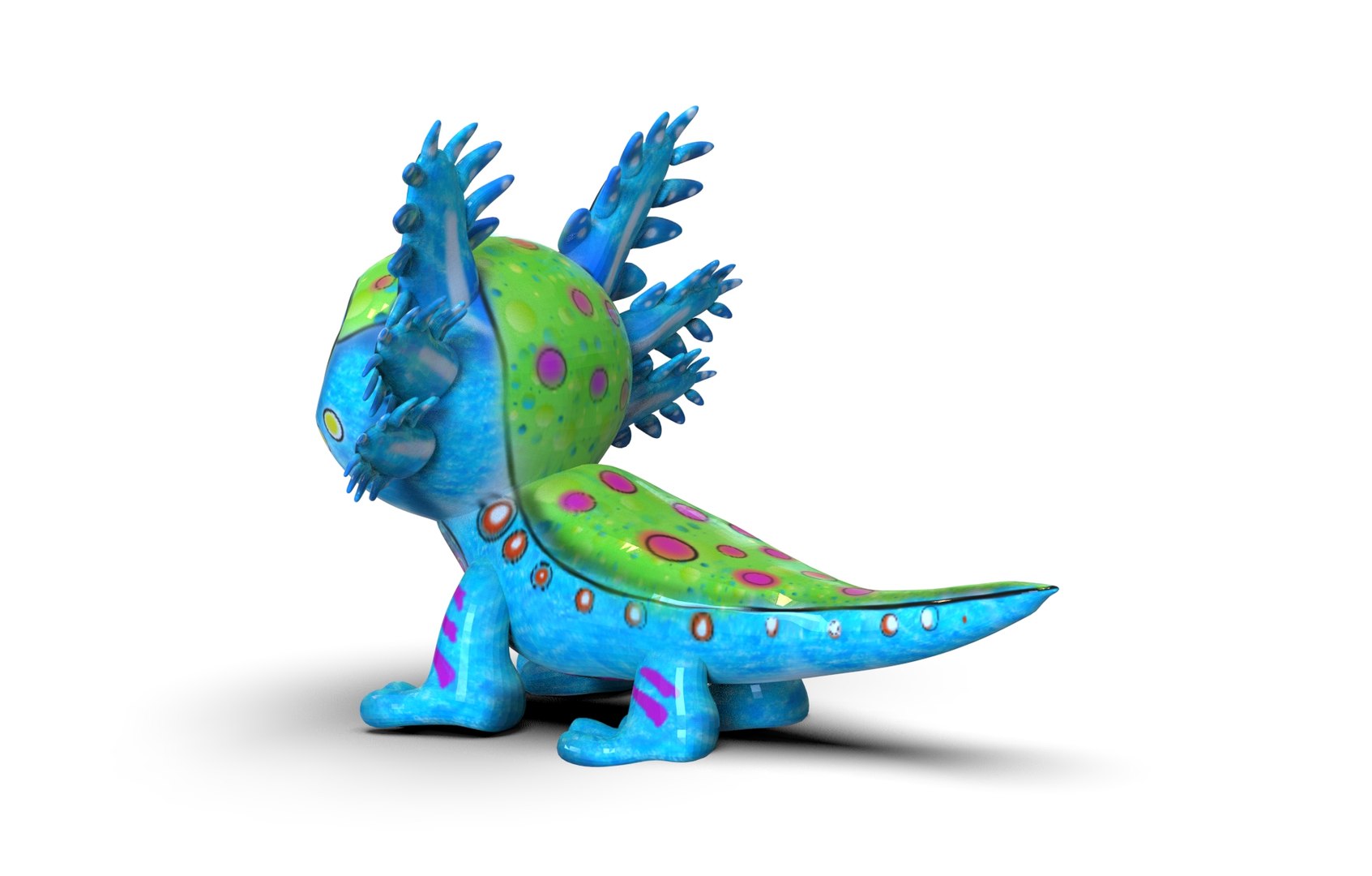 3D Model Alebrije Ajolote - TurboSquid 2302893