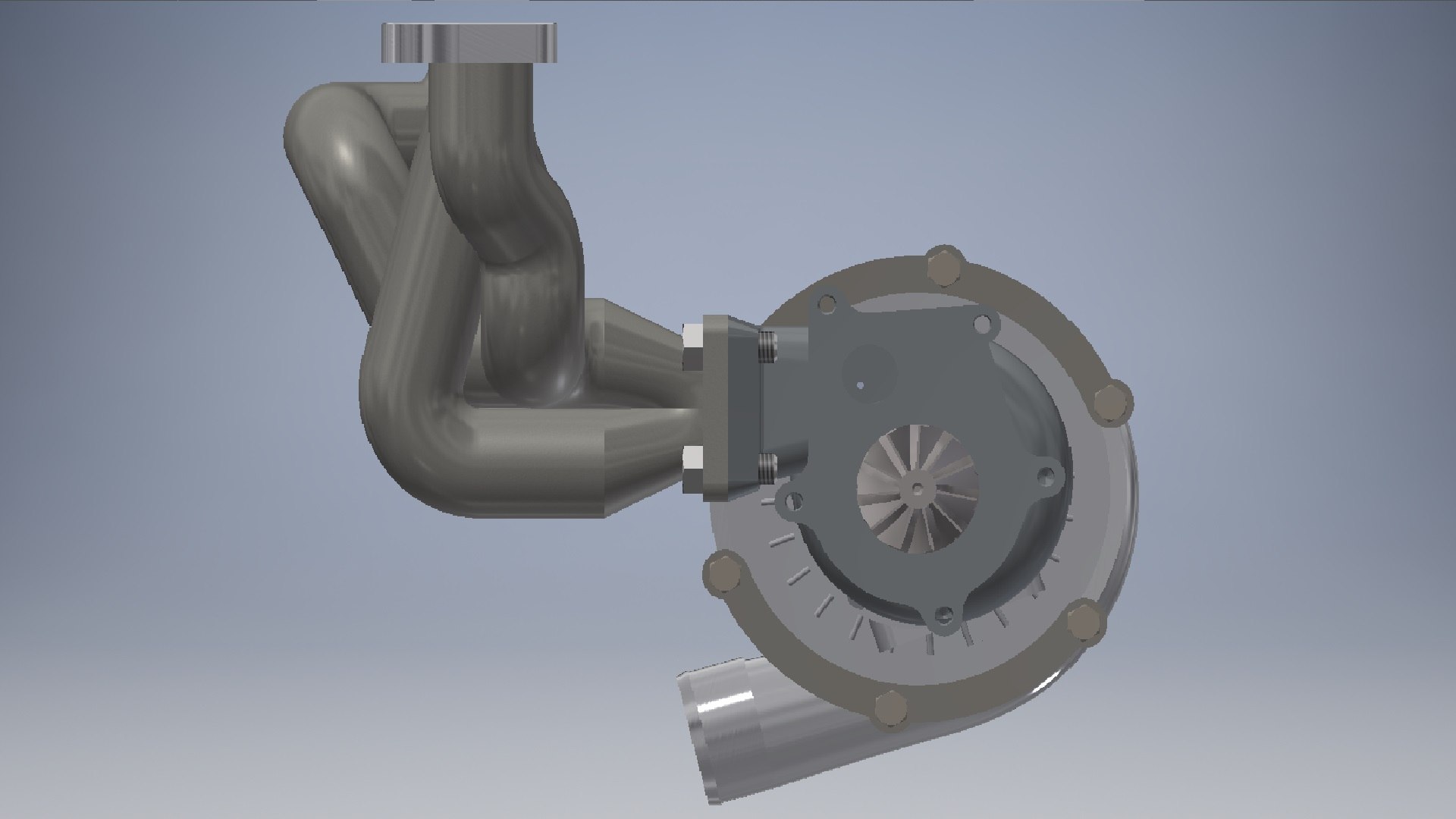 Vehicle Turbocharger Assembly Model - TurboSquid 2315112